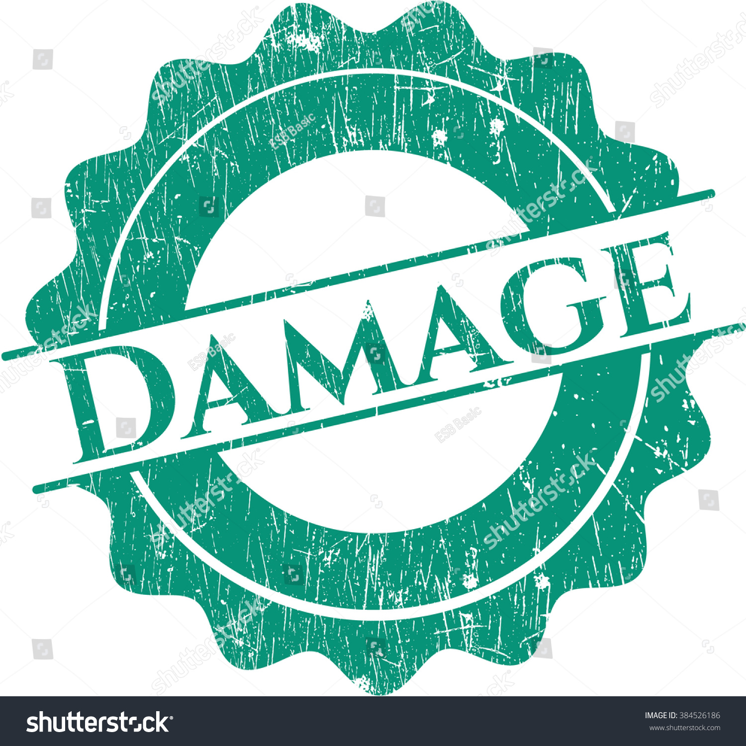 Damage Rubber Seal Stock Vector (Royalty Free) 384526186 | Shutterstock