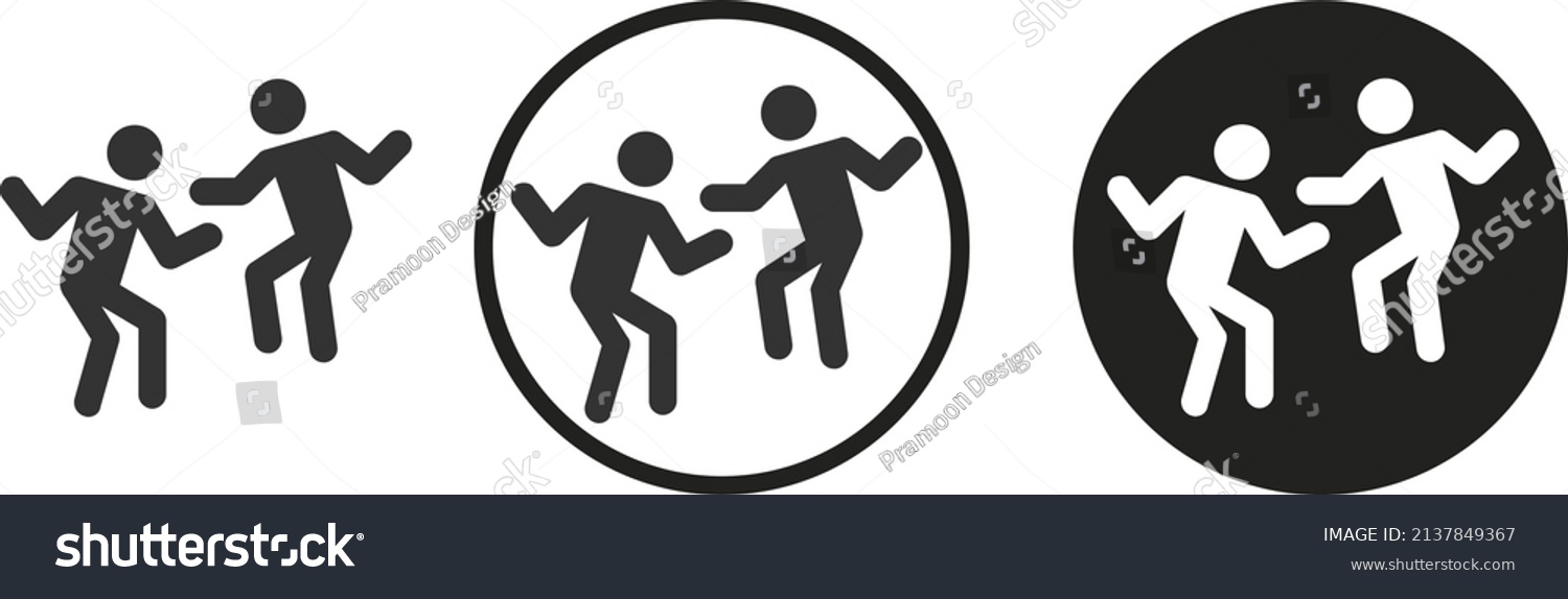 Dance Icon Web Icon Set Vector Stock Vector (Royalty Free) 2137849367 ...