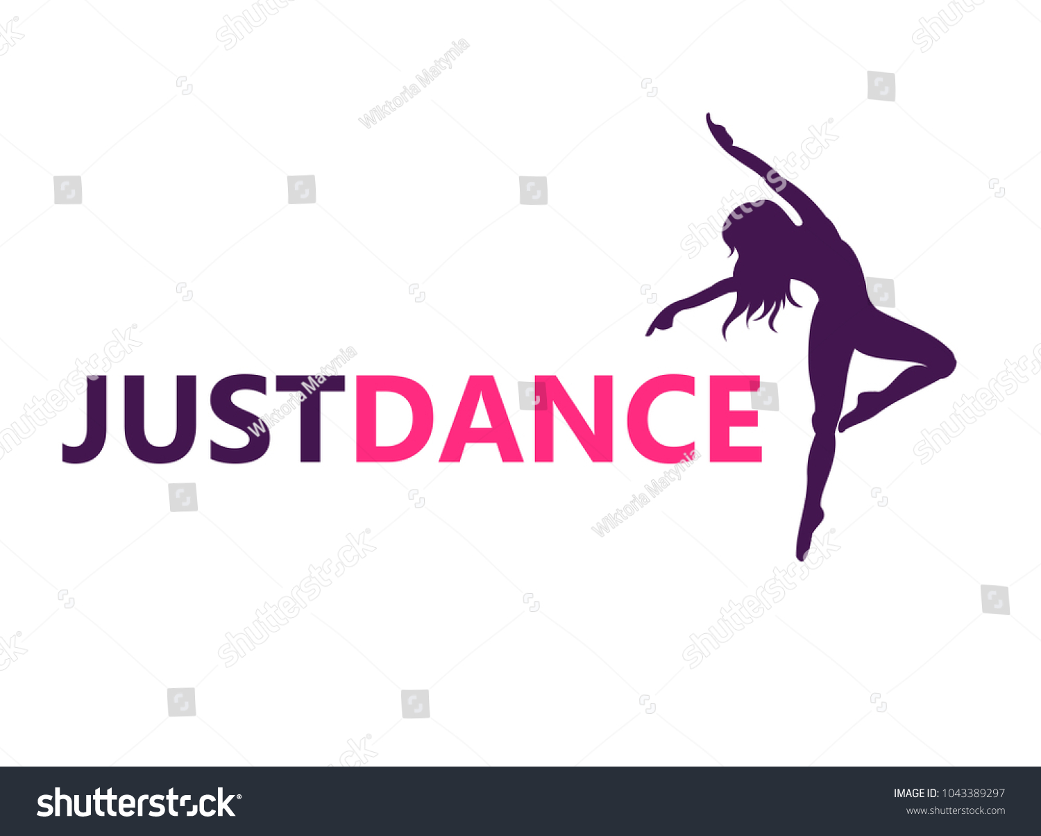 Dance Logo Vector Design Symbol: เวกเตอร์สต็อก (ปลอดค่าลิขสิทธิ์ ...