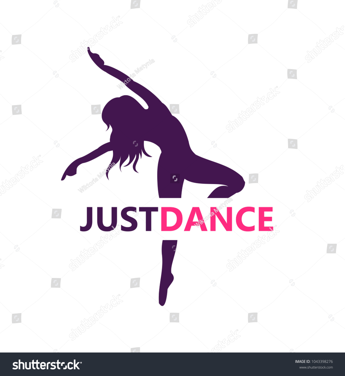 Dance Logo Vector Design Symbol: เวกเตอร์สต็อก (ปลอดค่าลิขสิทธิ์ ...