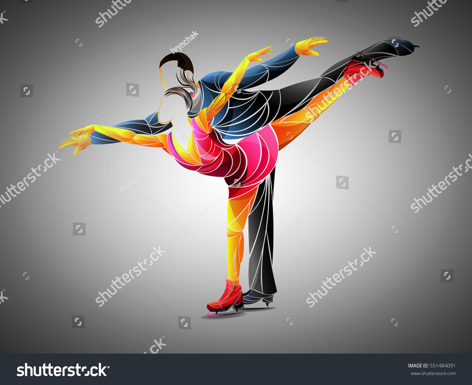 7,197 Ice dance Stock Vectors, Images & Vector Art | Shutterstock