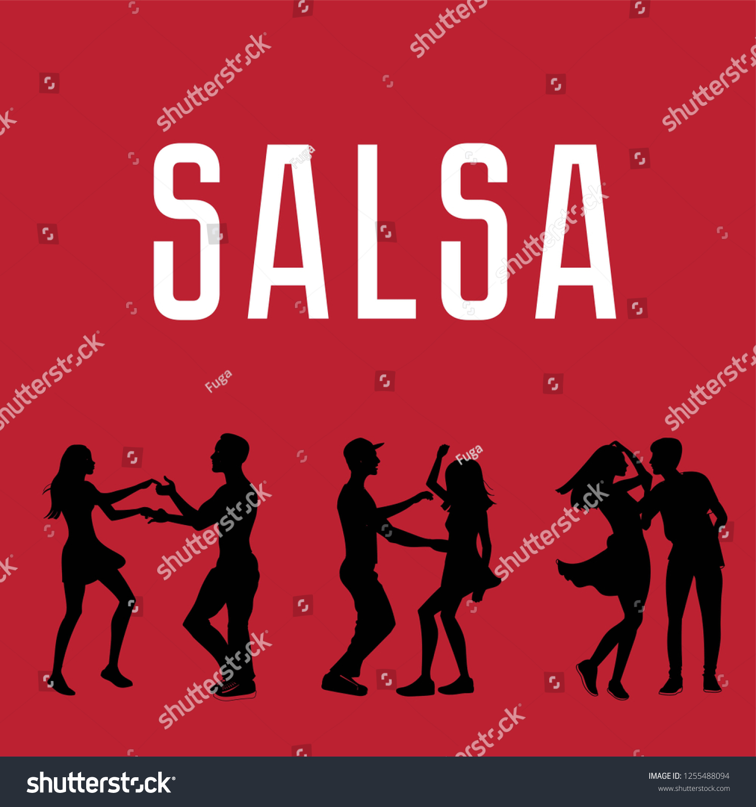 Dance Studio Logo Design Vector Template Stock Vector (Royalty Free ...