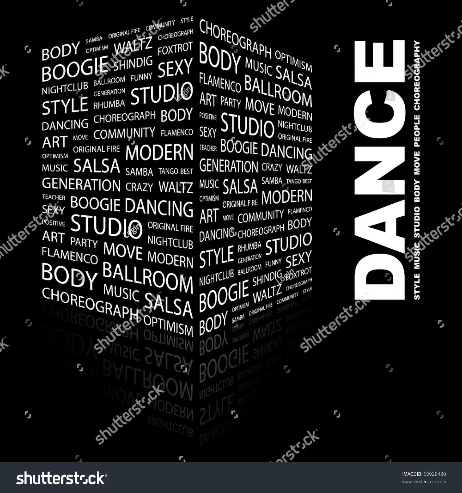 Dance Collage Background