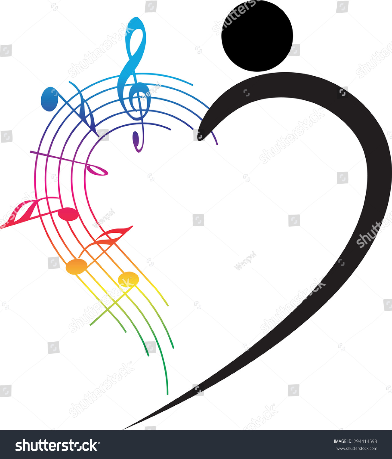 Dancer Music Note Design Icon: เวกเตอร์สต็อก (ปลอดค่าลิขสิทธิ์ ...