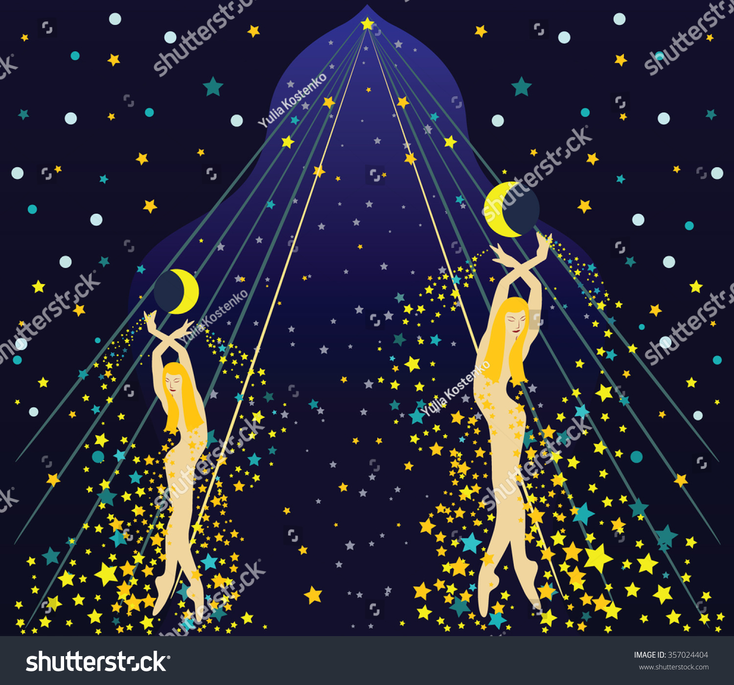 Dancing Girl Vector Illustration Stock Vector (Royalty Free) 357024404 ...
