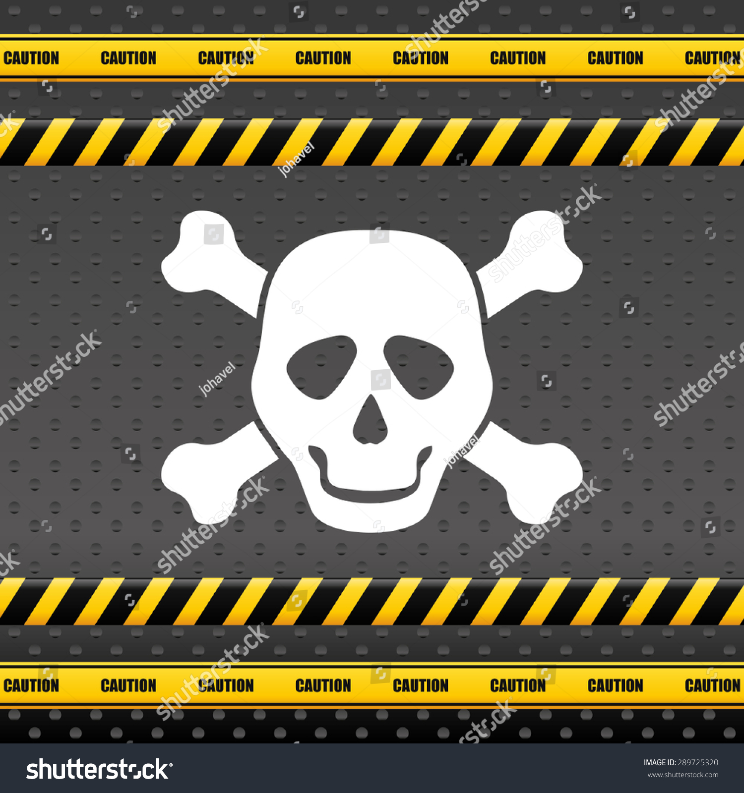 Danger Design Over White Background Vector Stock Vector (Royalty Free ...