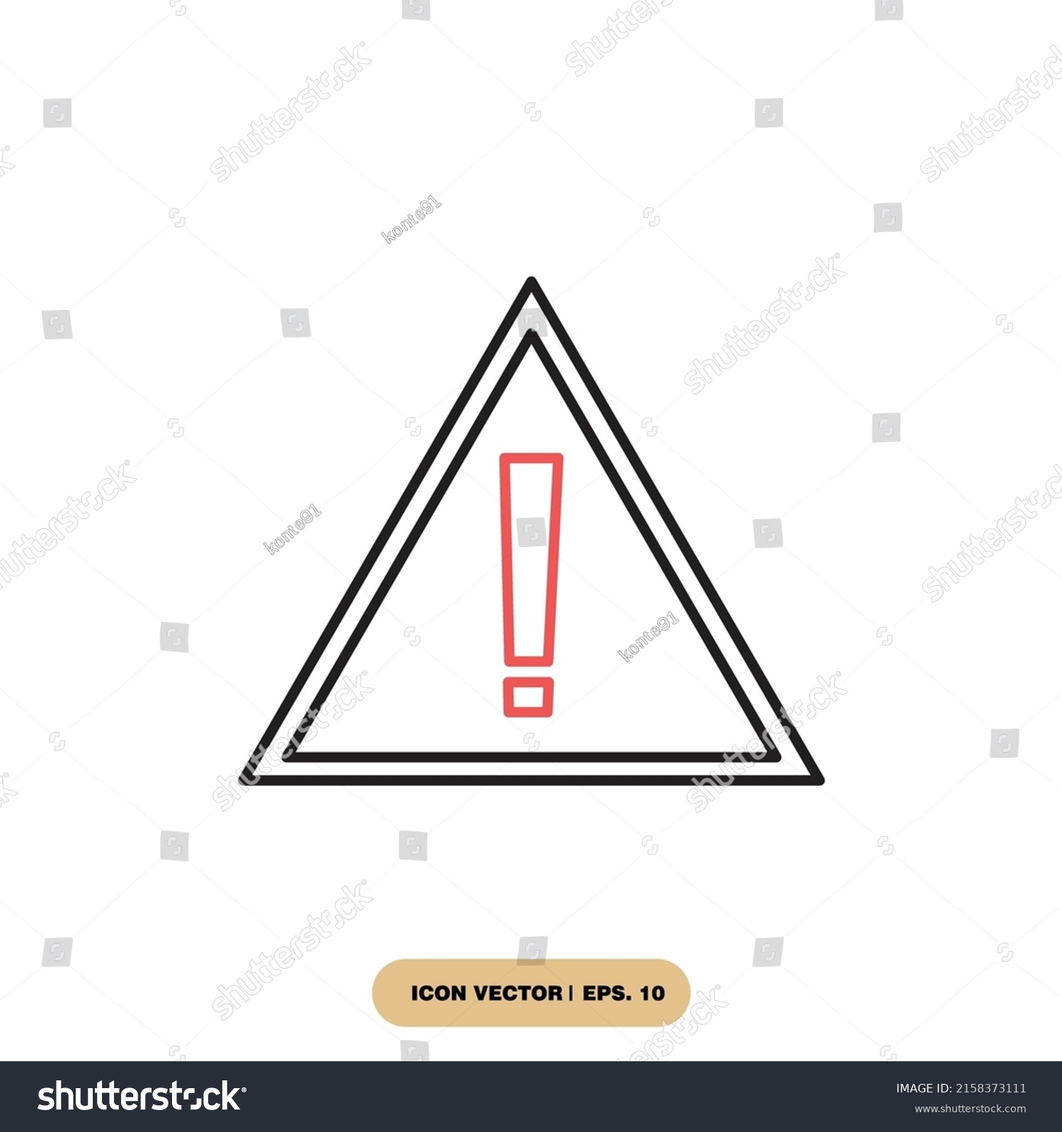 Danger Icons Symbol Vector Elements Infographic Stock Vector (Royalty ...