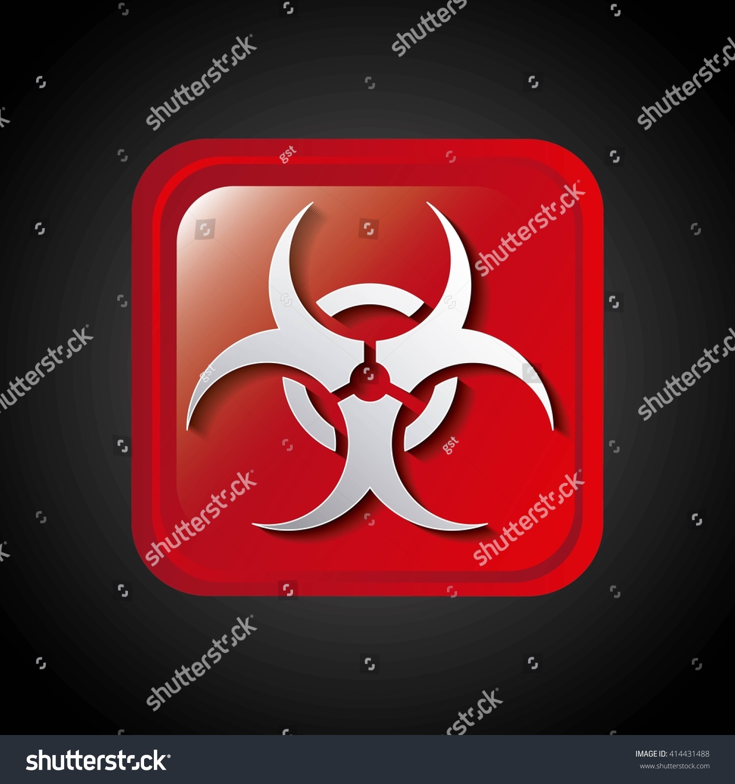 Danger Sign Design Stock Vector (Royalty Free) 414431488