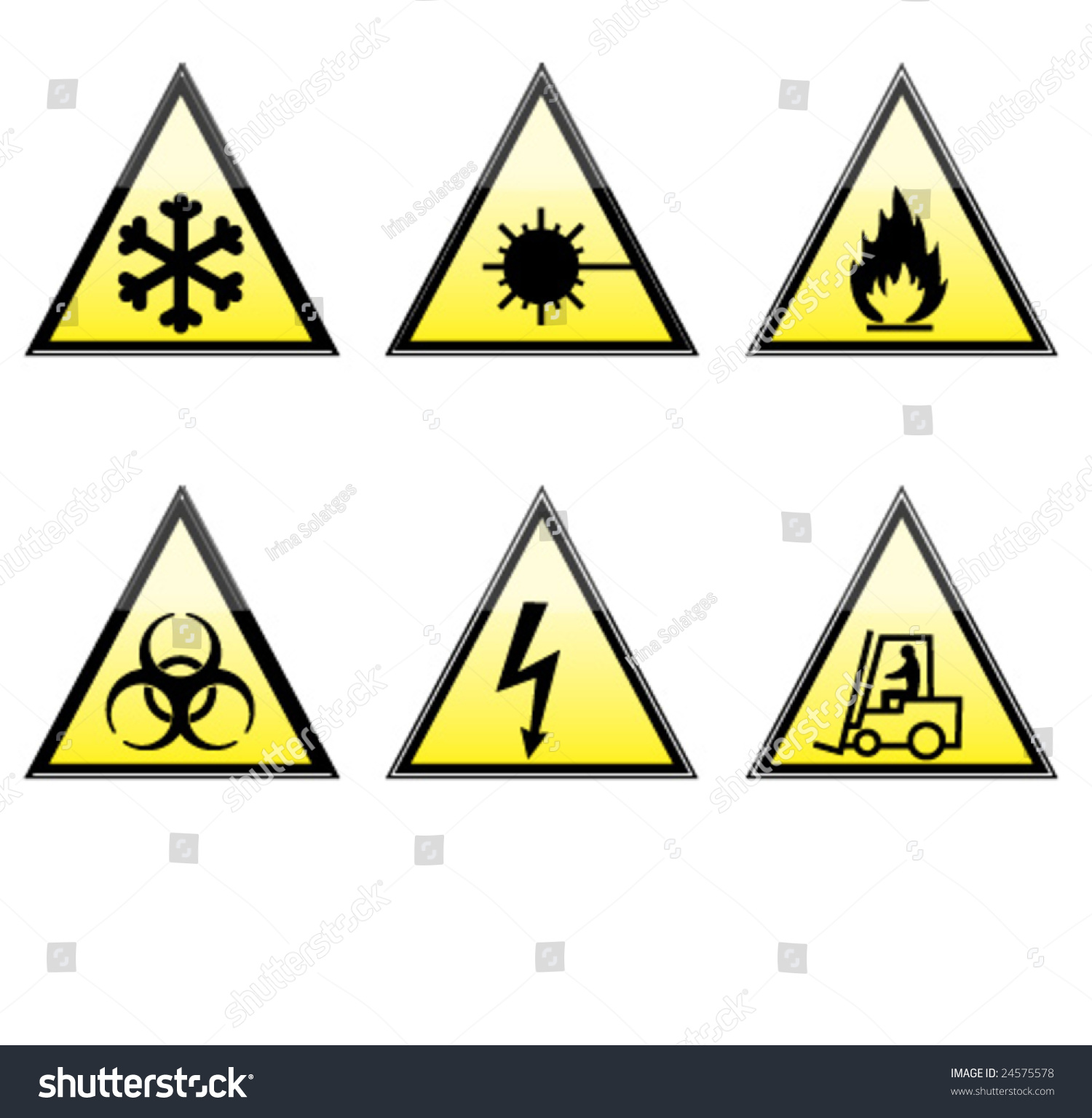 International Danger Symbols