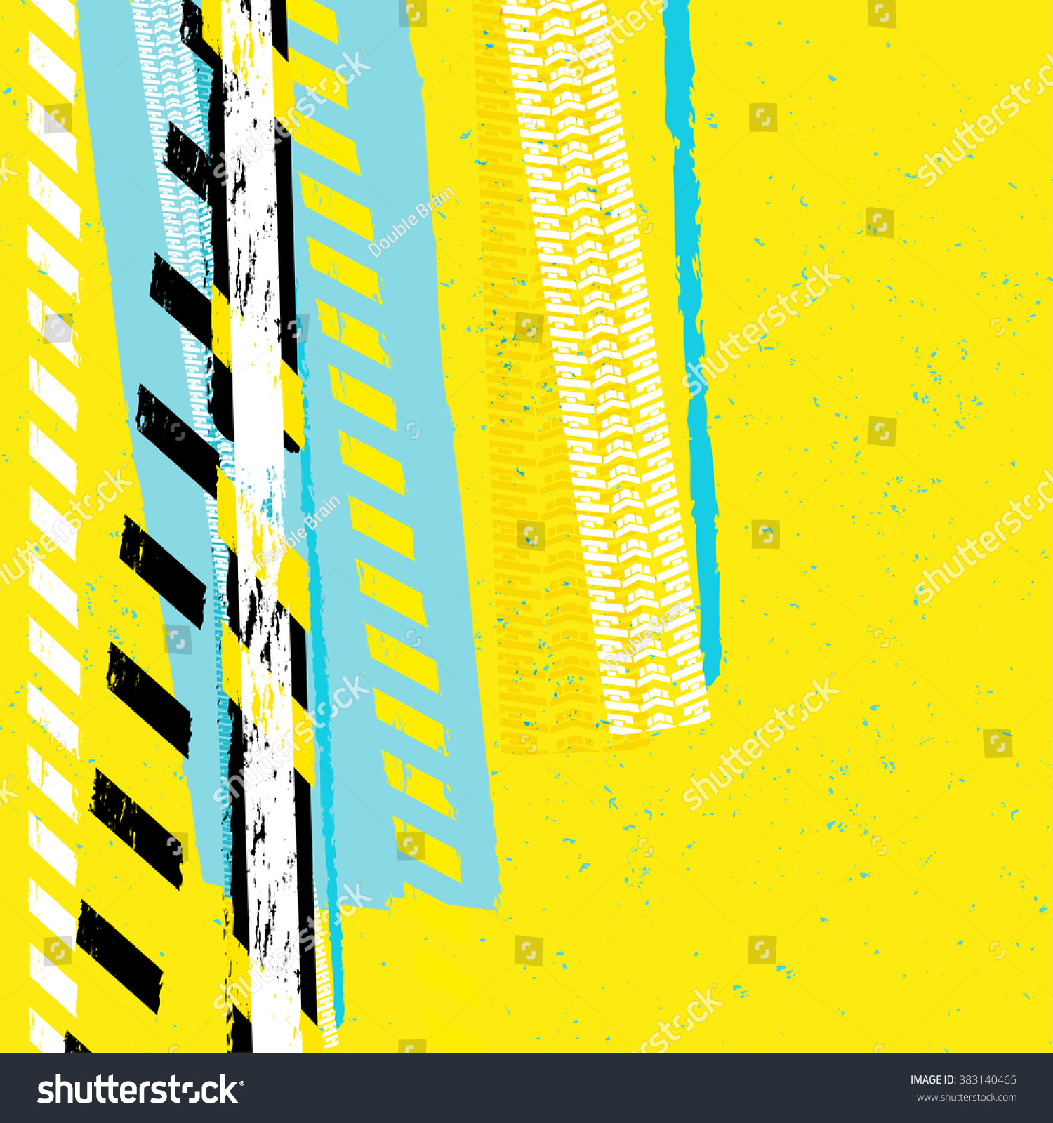 Danger Tape Background Stock Vector (Royalty Free) 383140465