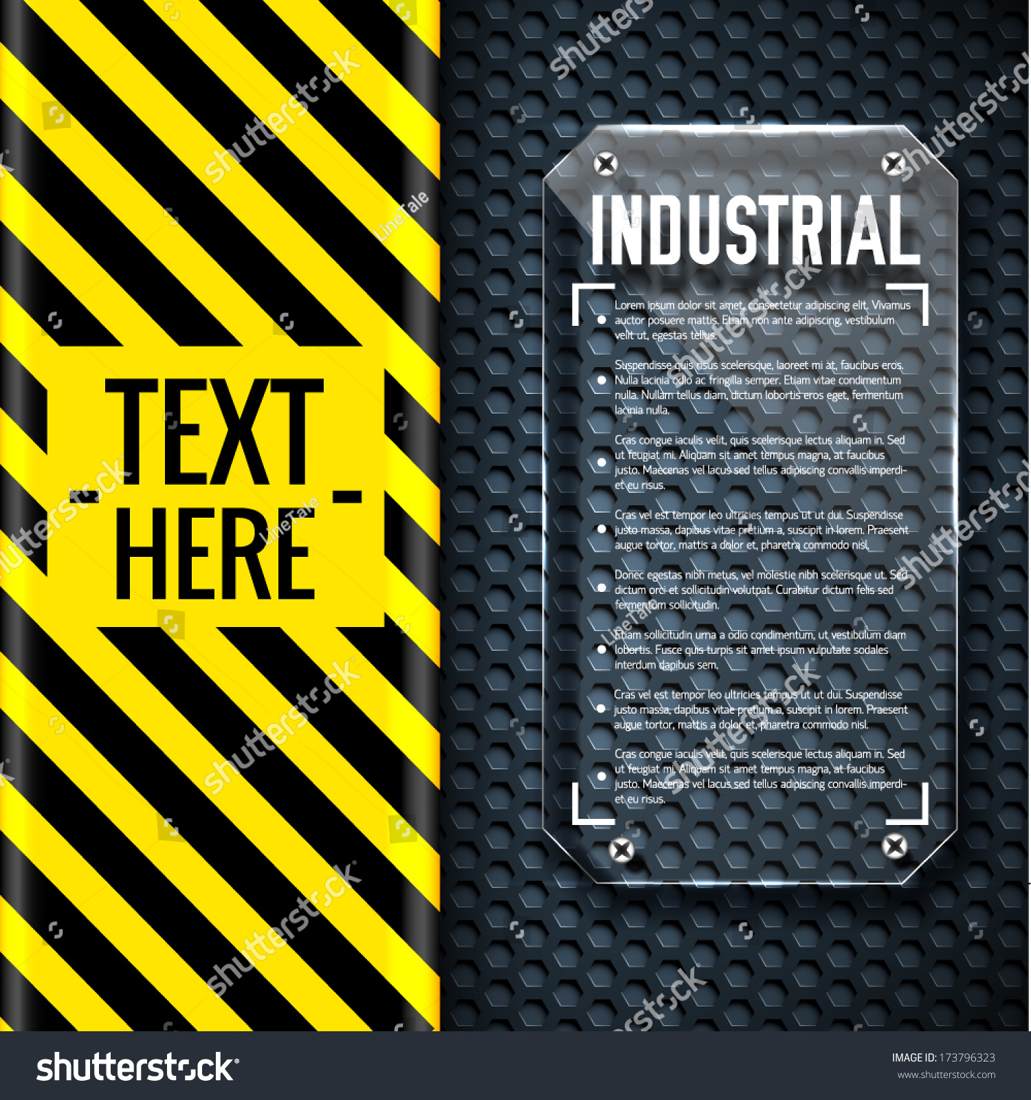 Danger Technical Abstract Background Concept Vector Stock Vector ...