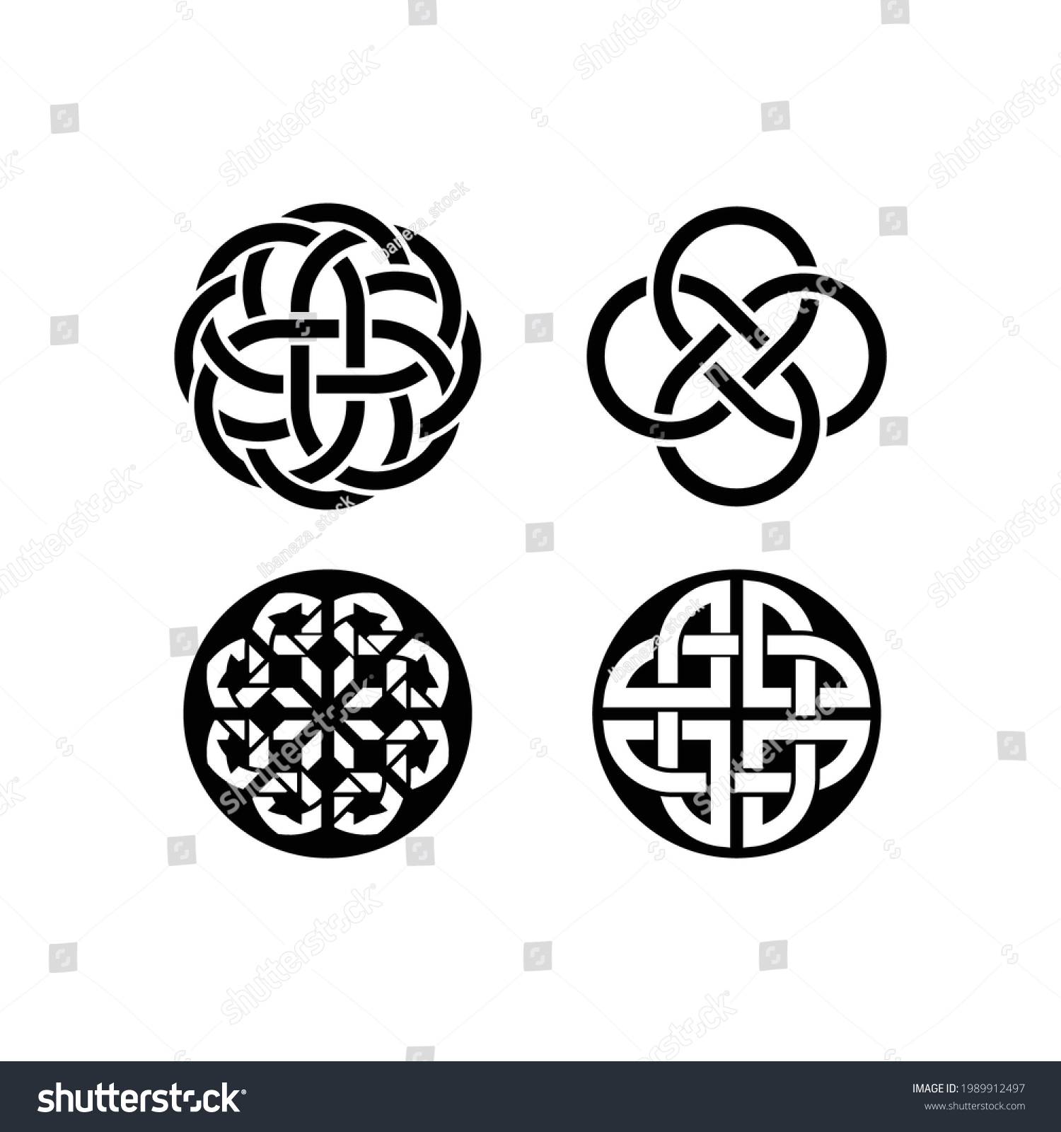 Dara Knots Logo Celtic Symbol Vector: Vector có sẵn (miễn phí bản quyền ...