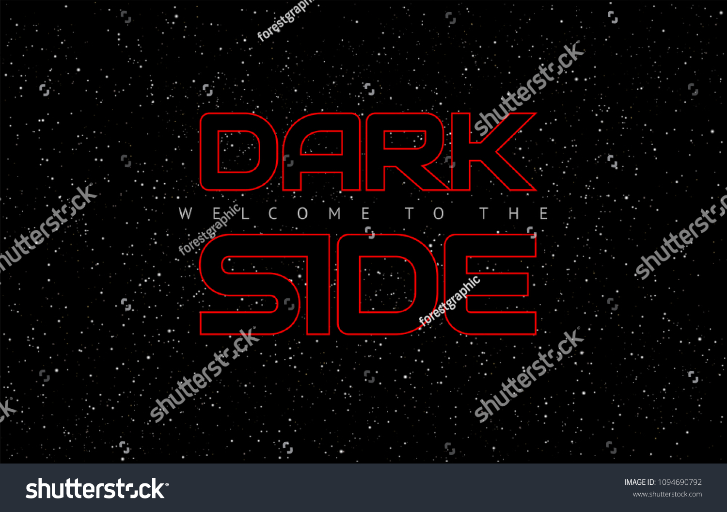 Dark Side Space Weapon Abstract Background Stock Vector (Royalty Free ...