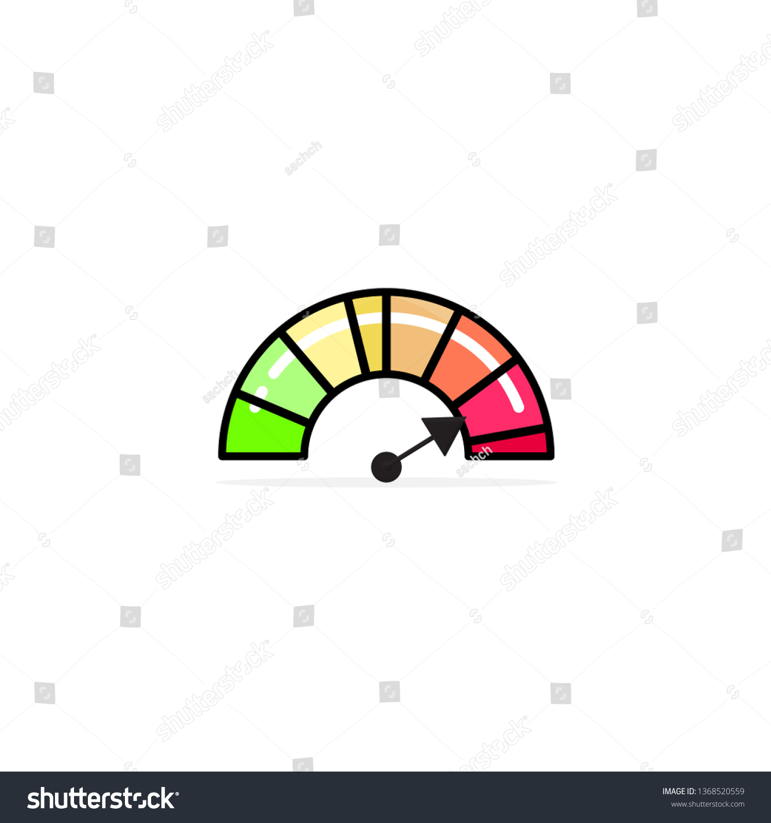 Dashboard Panel Flat Vector Illustration Stock Vector (Royalty Free ...