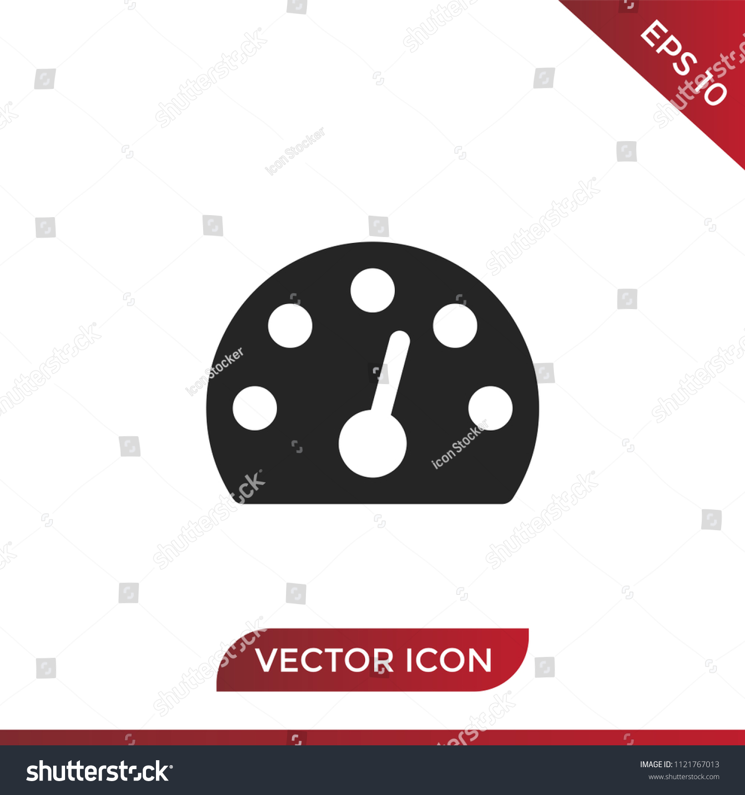 Dashboard Vector Icon Stock Vector (Royalty Free) 1121767013