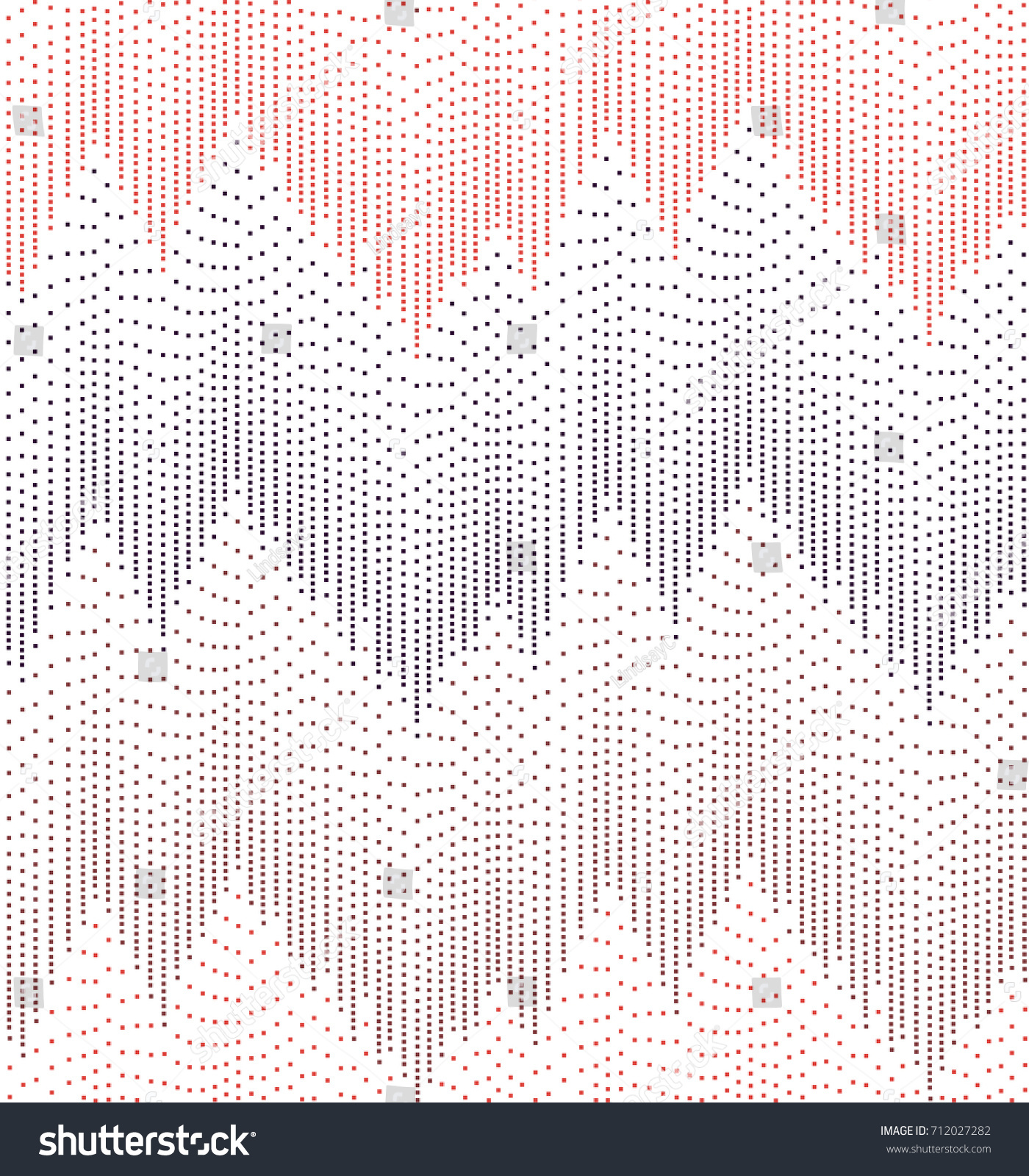 Dashed Chevron Mountain Peaks Simple Abstract Stock Vector (Royalty ...