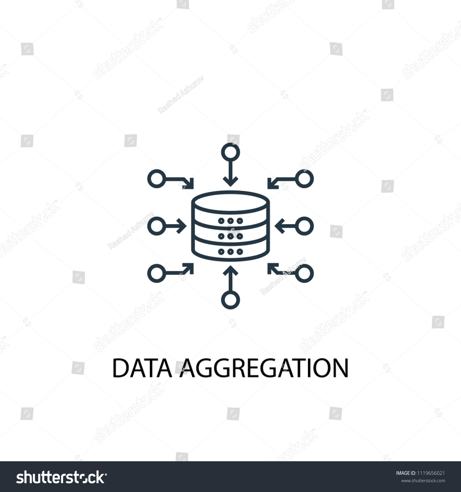 Data aggregation icon: 441 billeder, stock-fotos og -vektorer ...