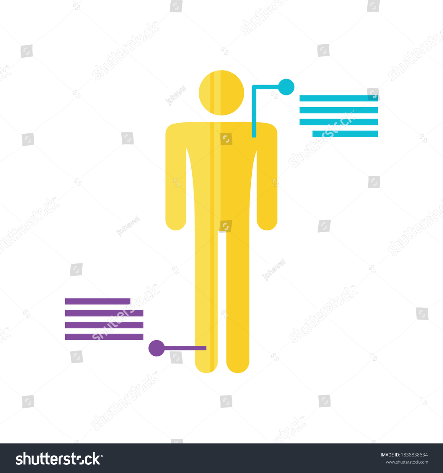 Data Analysis People Information Visualization Detailed Stock Vector ...