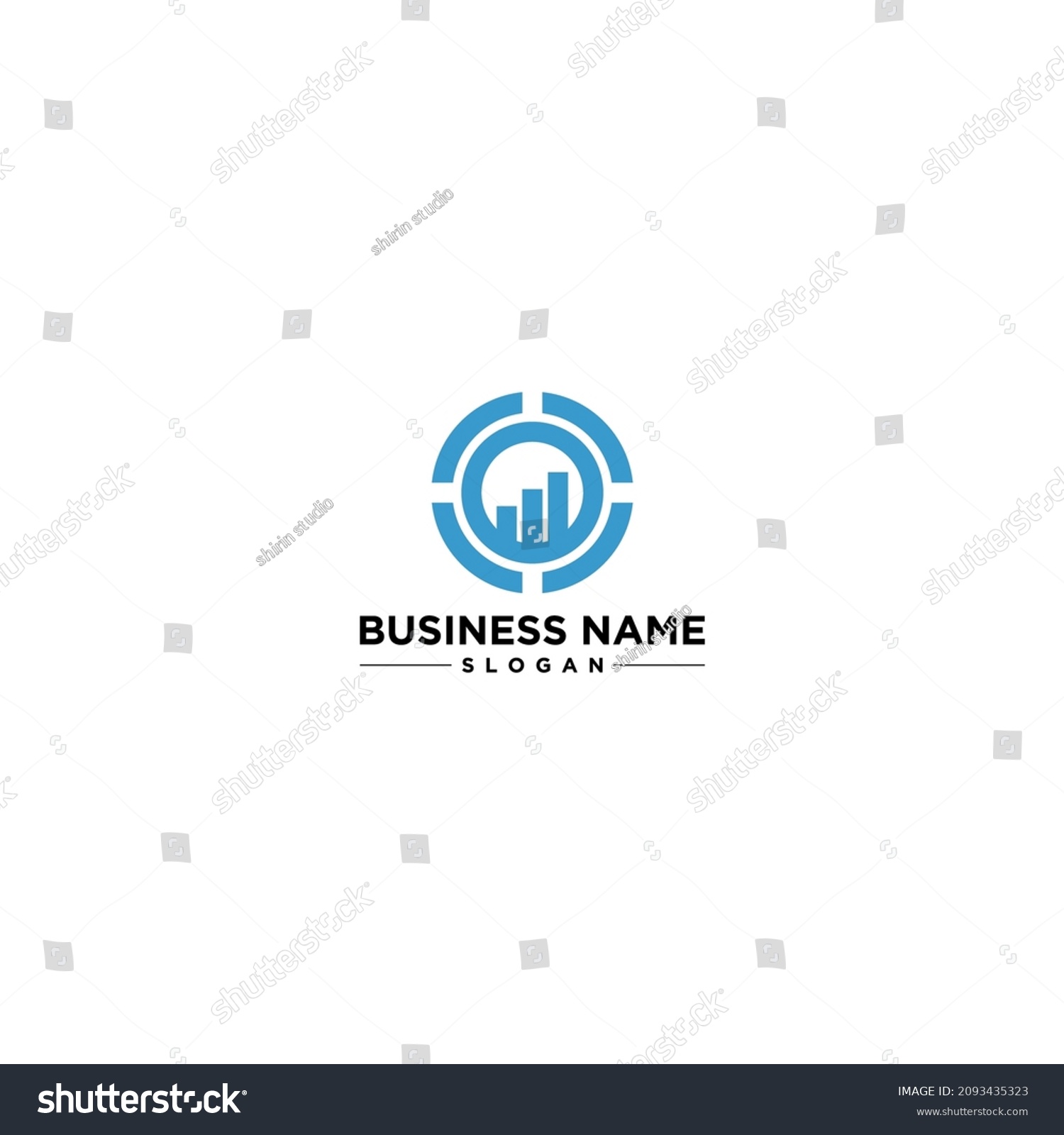 Data Analyst Design Logo Vector Stock Stock Vector (Royalty Free ...