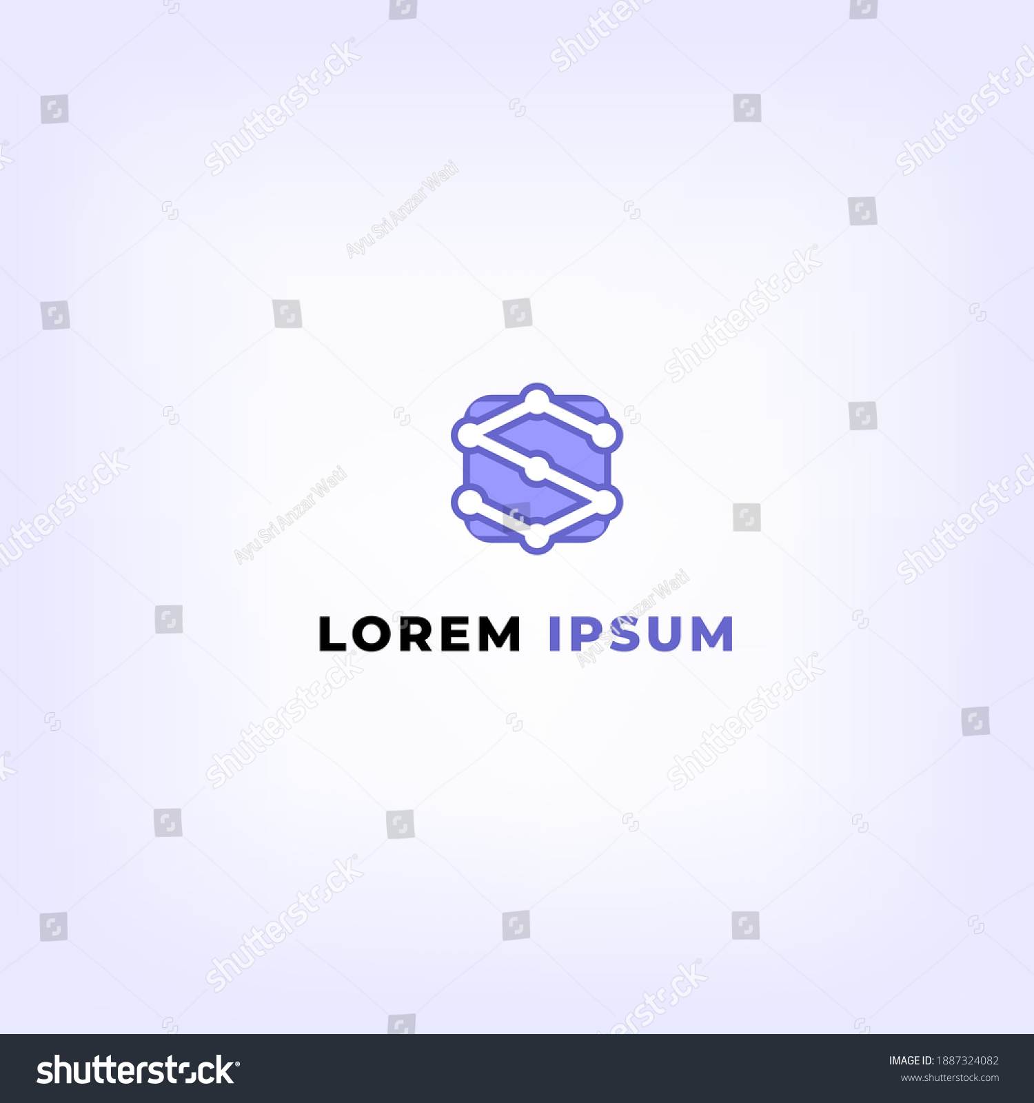 Data Analytics Logo Design Letter S Stock Vector (Royalty Free) 1887324082