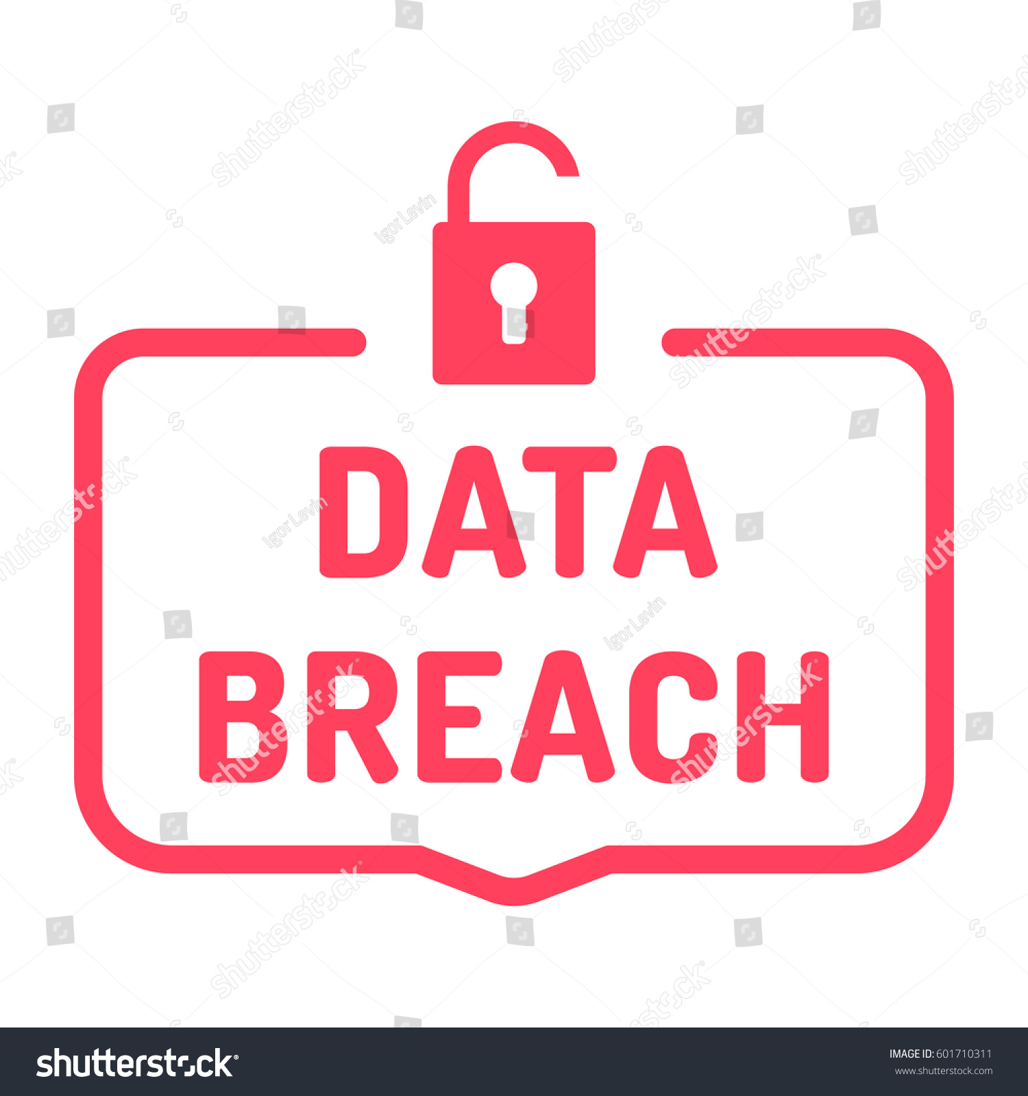 Data Breach Badge Lock Unlock Icon Stock Vector (Royalty Free ... Data Breach Badge Lock Unlock Icon Stock Vector (Royalty Free ...