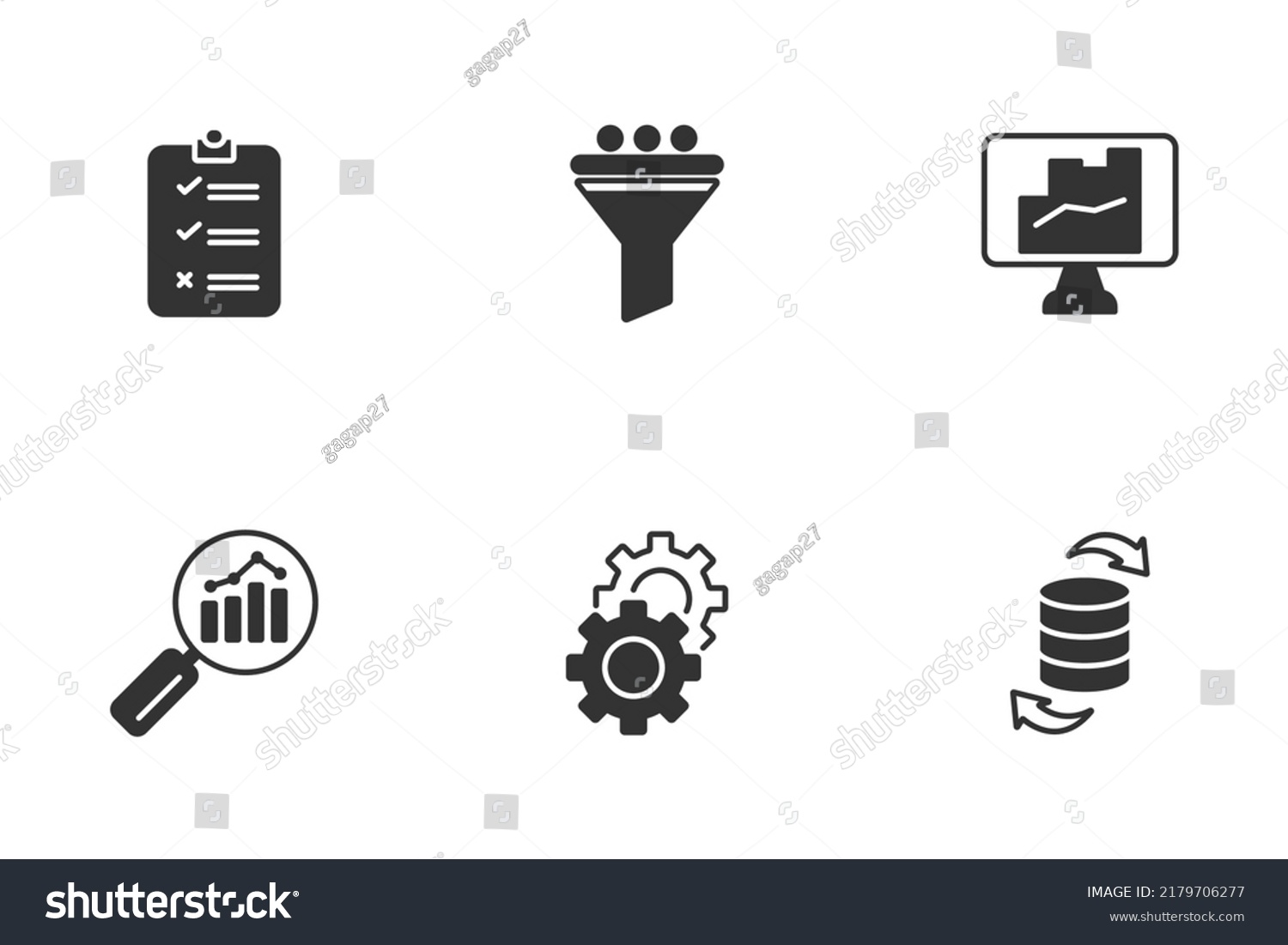 Data Mining Process Discovering Patterns Large Stock Vector (Royalty ...