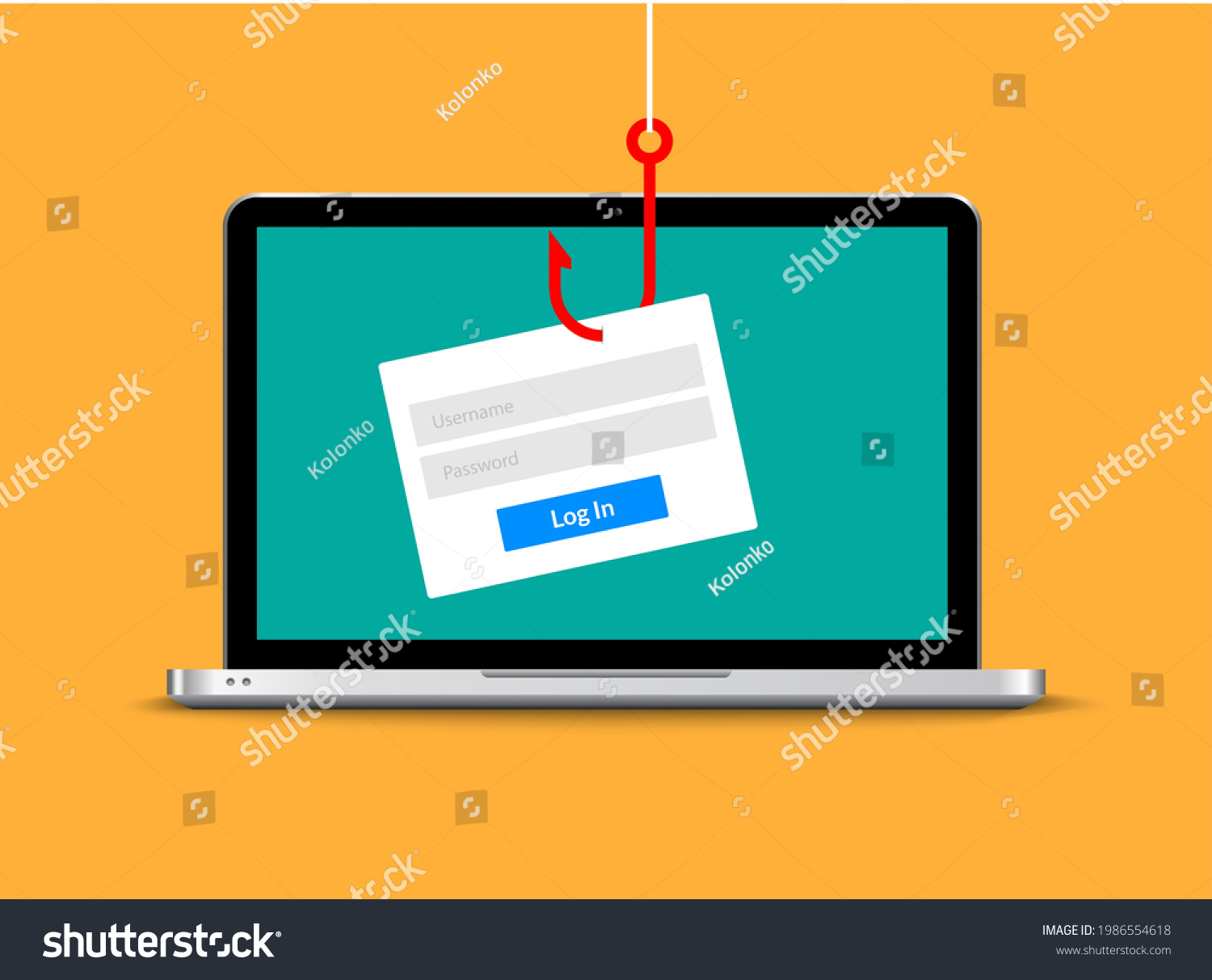 Fishing computer Images, Stock Photos & Vectors | Shutterstock