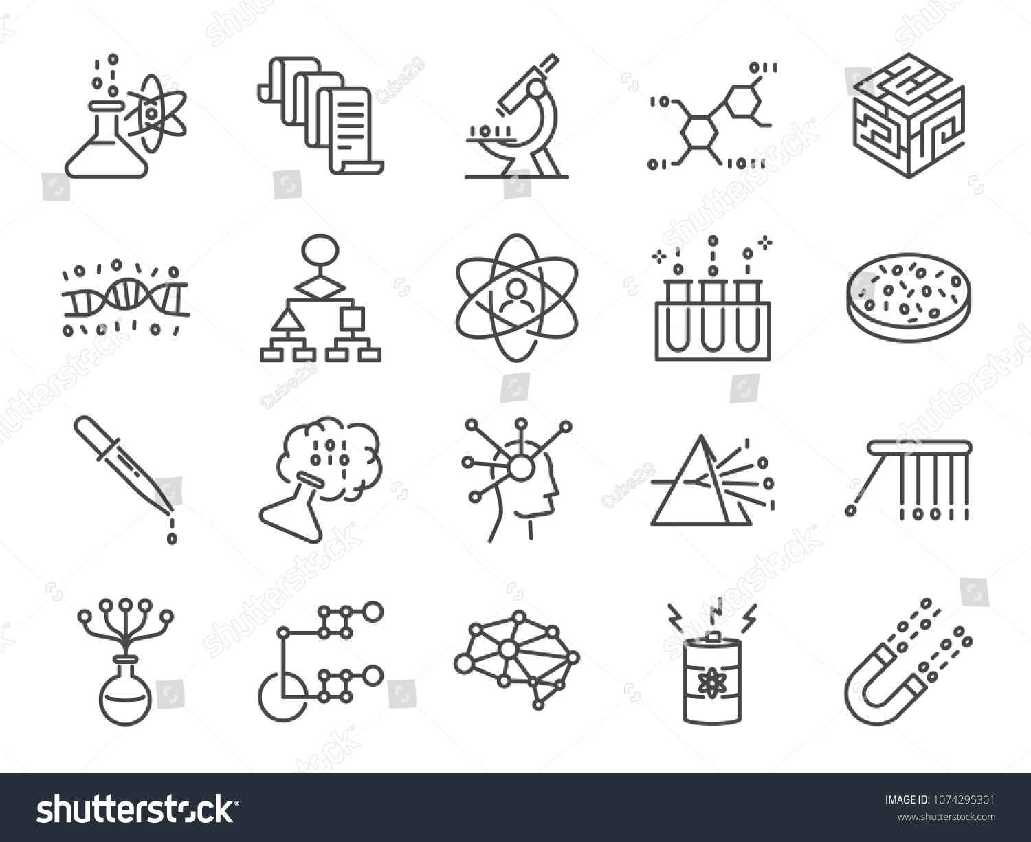 Data Science Icon Set Included Icons: Vector có sẵn (miễn phí bản quyền ...