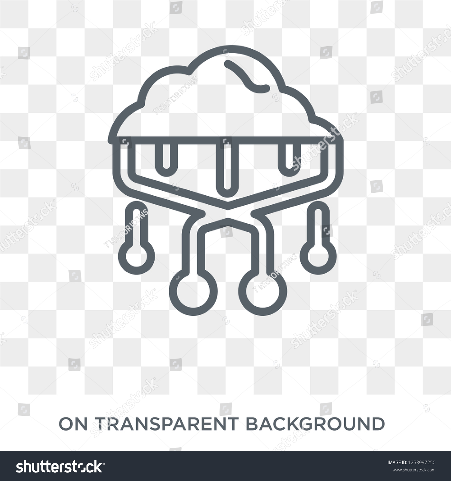 Data Streaming Icon Trendy Flat Vector Stock Vector (Royalty Free ...