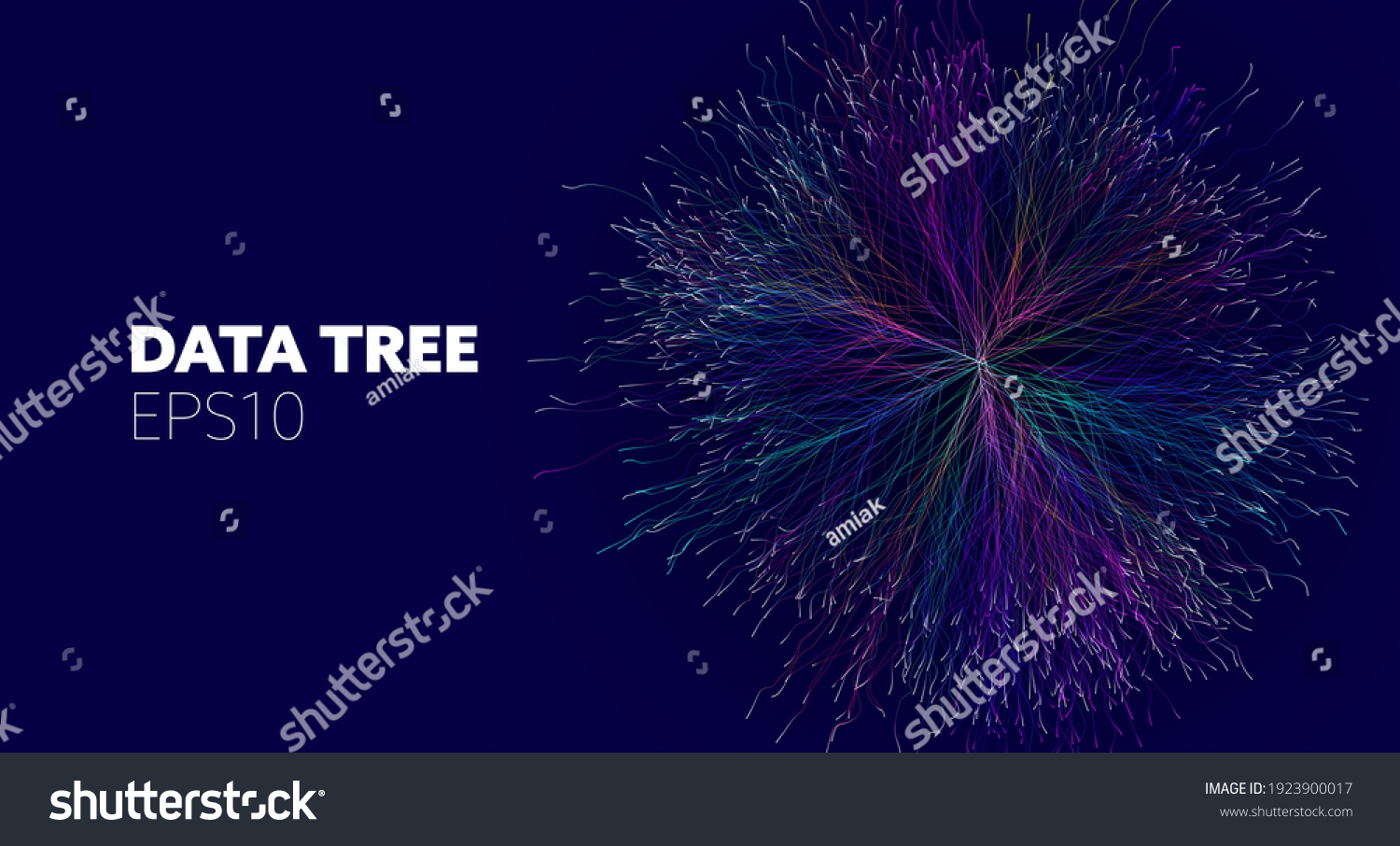 Data Tree Concept Design Business Technology Stock Vector (Royalty Free ...