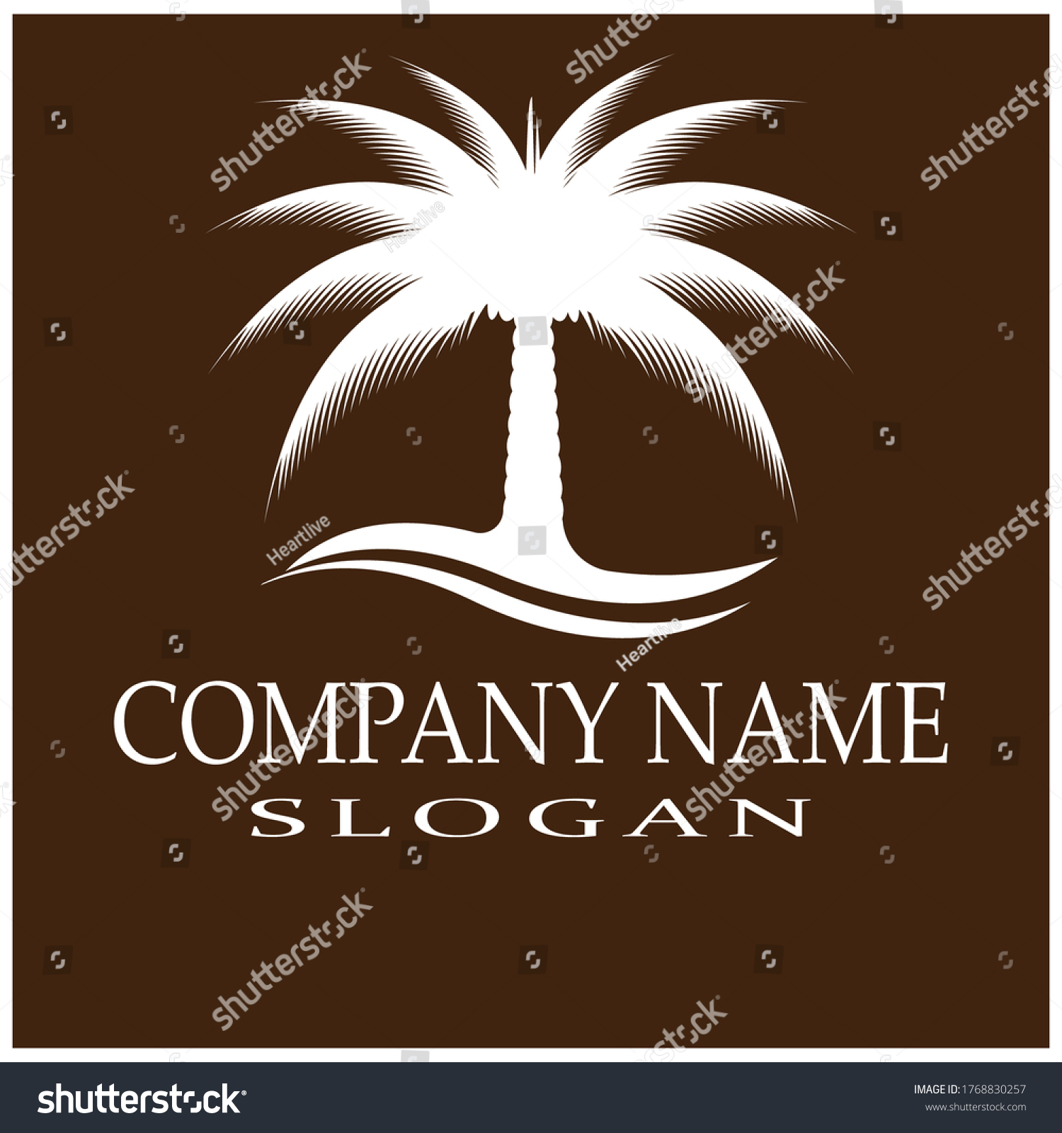 Dates Tree Logo Template Vector Symbol Stock Vector (Royalty Free ...