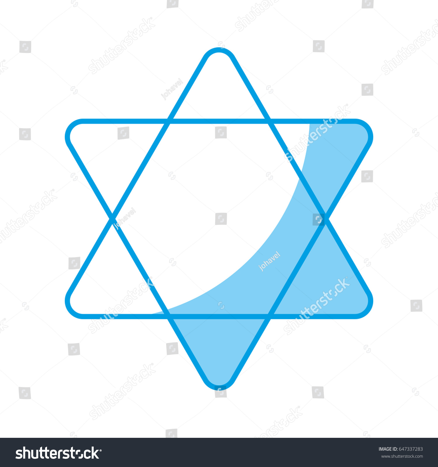 Davids Star Icon Stock Vector (Royalty Free) 647337283 | Shutterstock