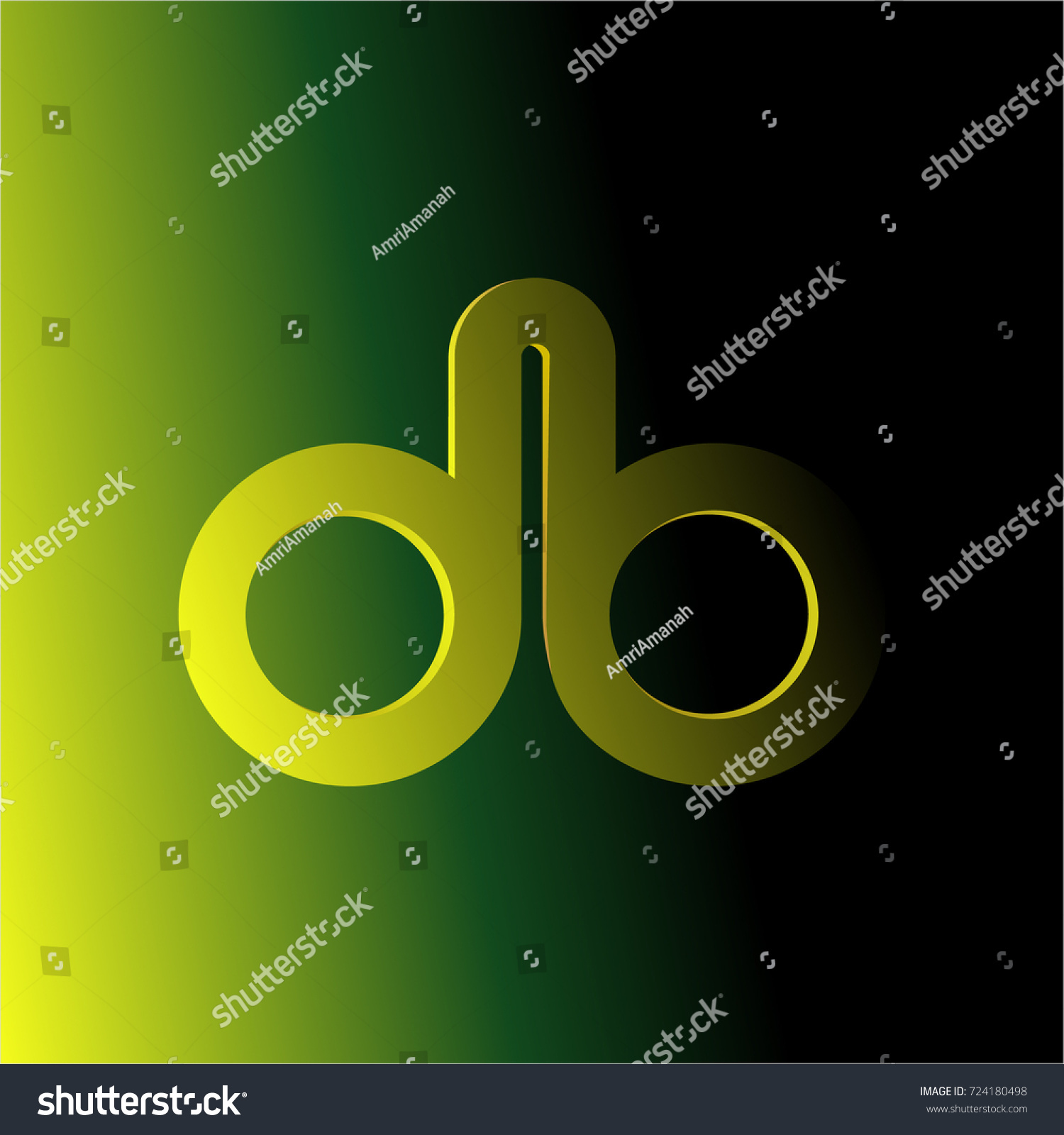 Db Logo Icon Stock Vector (Royalty Free) 724180498 | Shutterstock