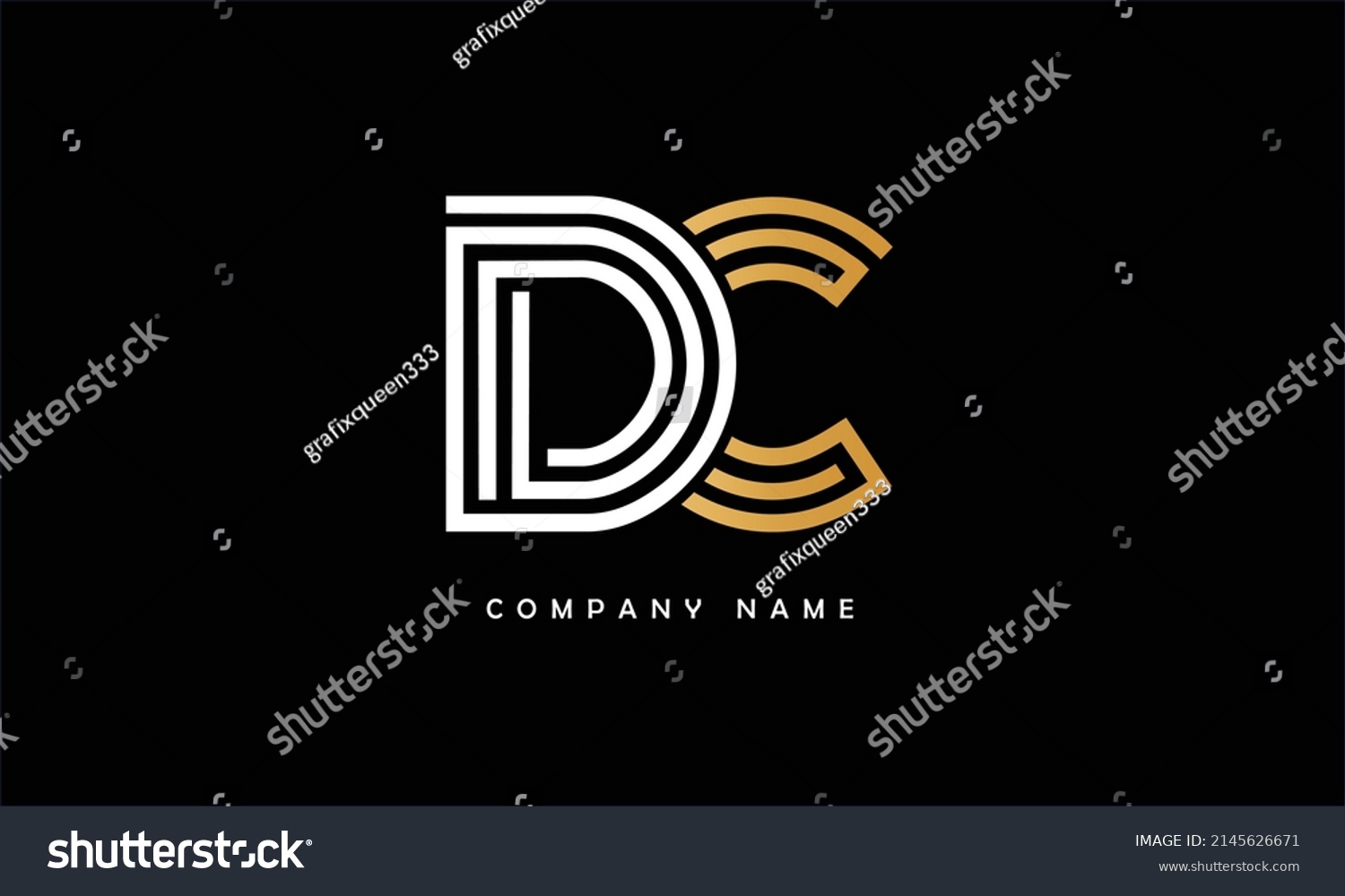 Dc Cd Alphabets Letters Logo Monogram Stock Vector (Royalty Free ...