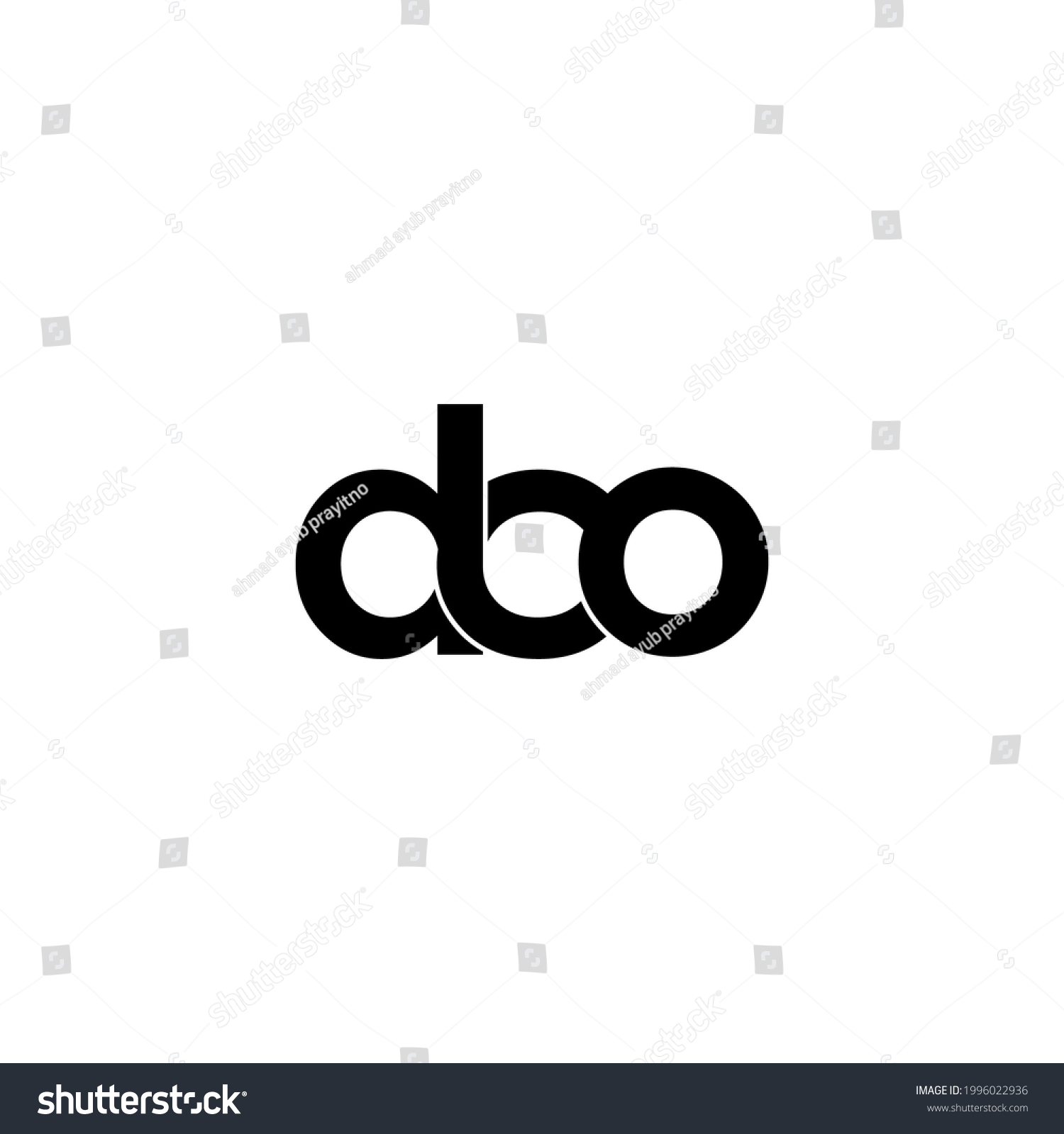 Dco Letter Original Monogram Logo Design Stock Vector (Royalty Free ...