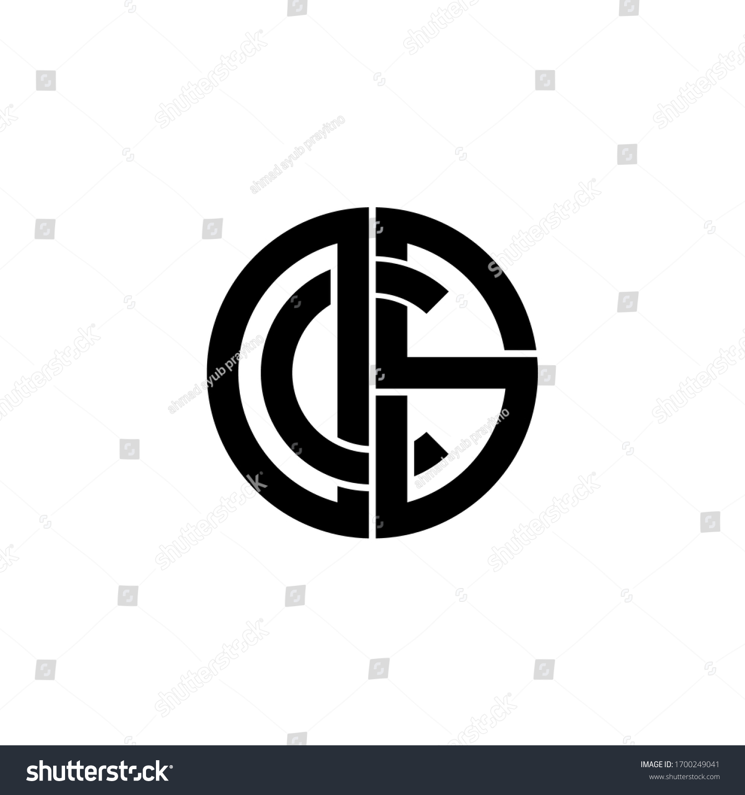 Dcs Letter Original Monogram Logo Design Stock Vector (Royalty Free ...