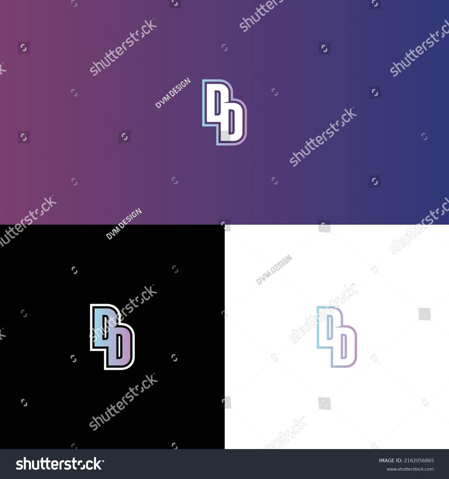 Dd Esport Gaming Initial Logo Design Stock Vector (Royalty Free ...