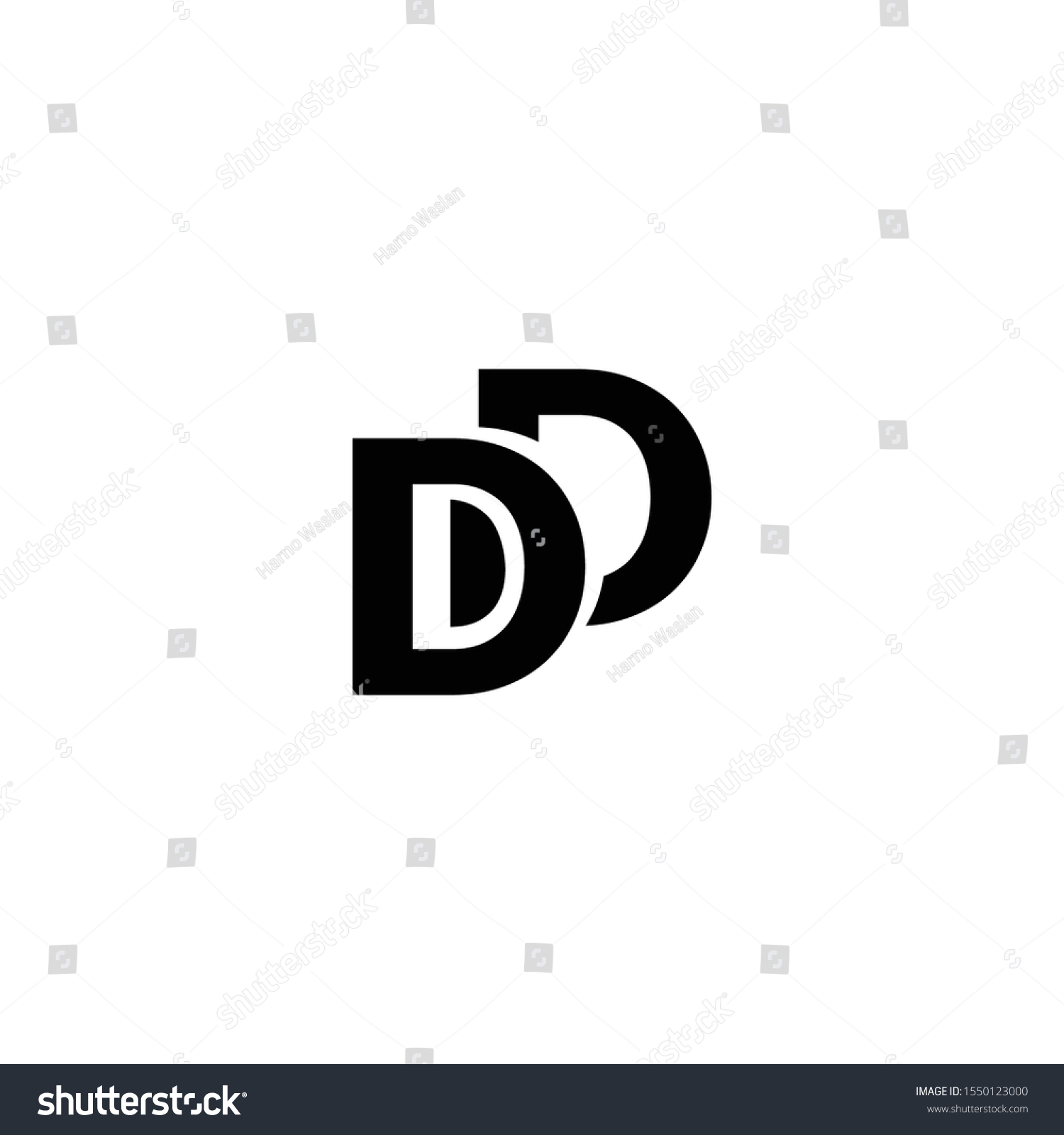 Dd Letter Brand Logo Vector: vector de stock (libre de regalías ...