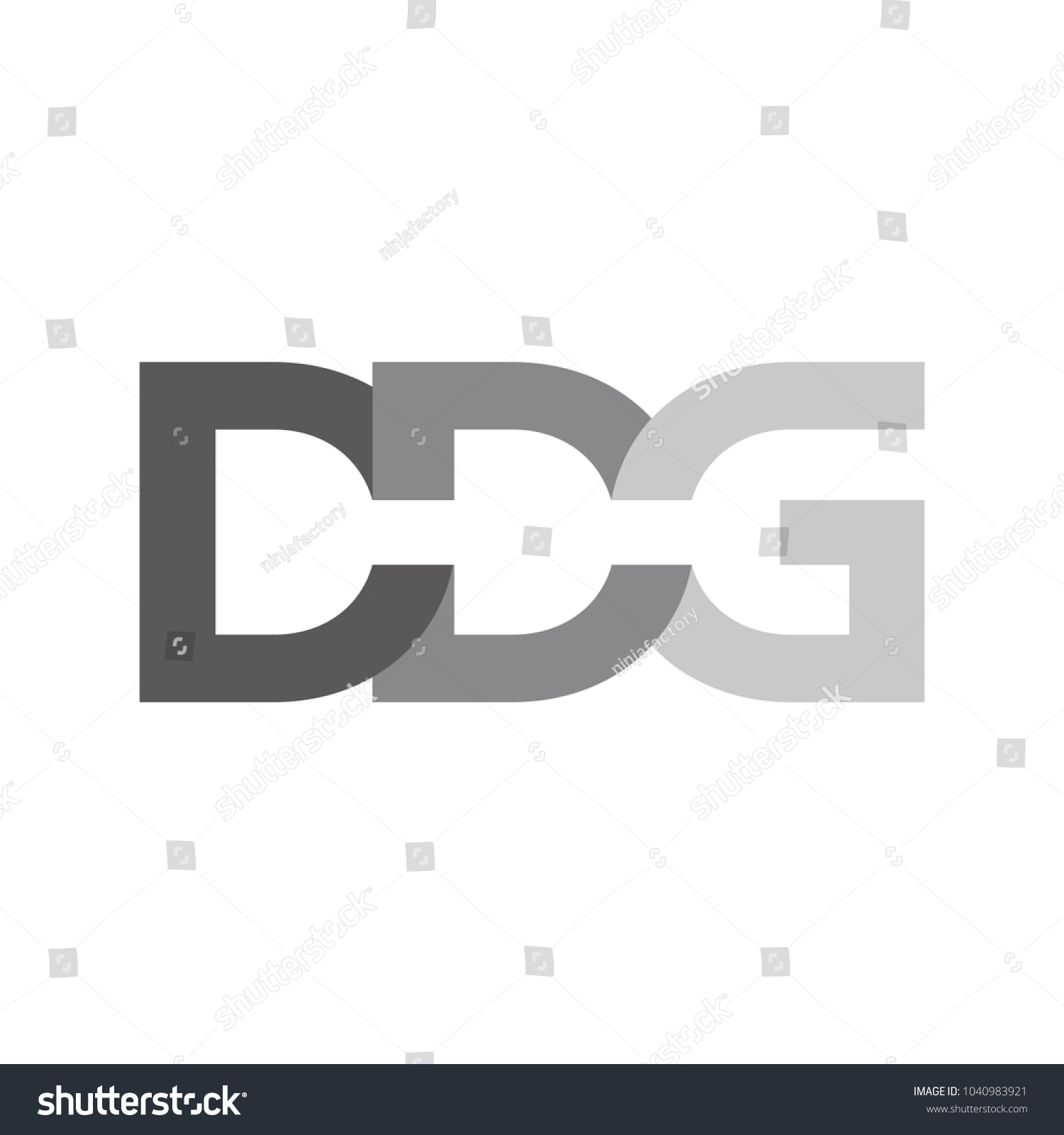 Ddg Infinity Logo Icon Stock Vector (Royalty Free) 1040983921 ...
