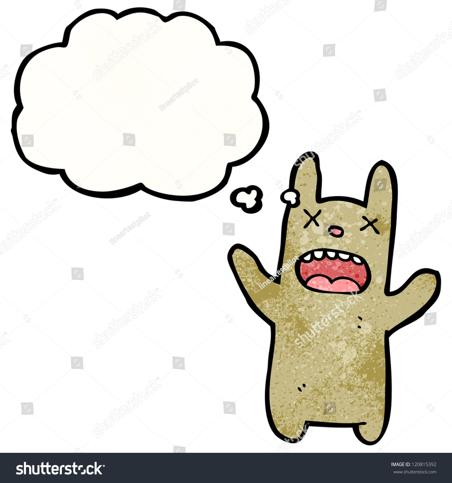 Dead Rabbit Cartoon Stock Vector (Royalty Free) 120815392 | Shutterstock