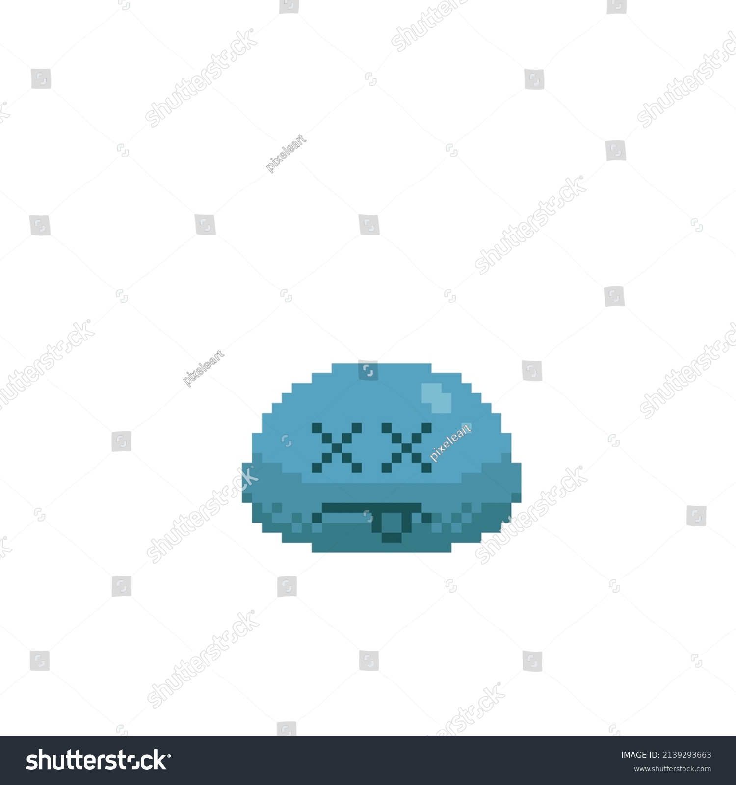 Dead Slime Pixel Style Stock Vector (Royalty Free) 2139293663 ...