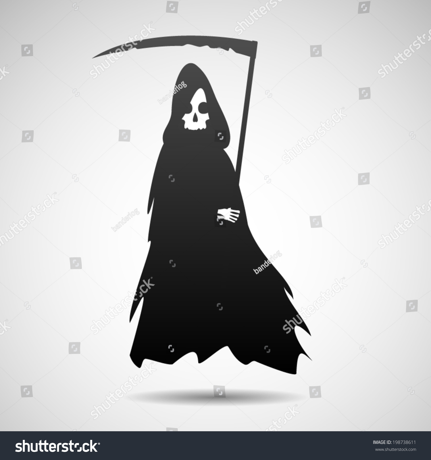 Death Symbol Eps10 Stock Vector (Royalty Free) 198738611 | Shutterstock