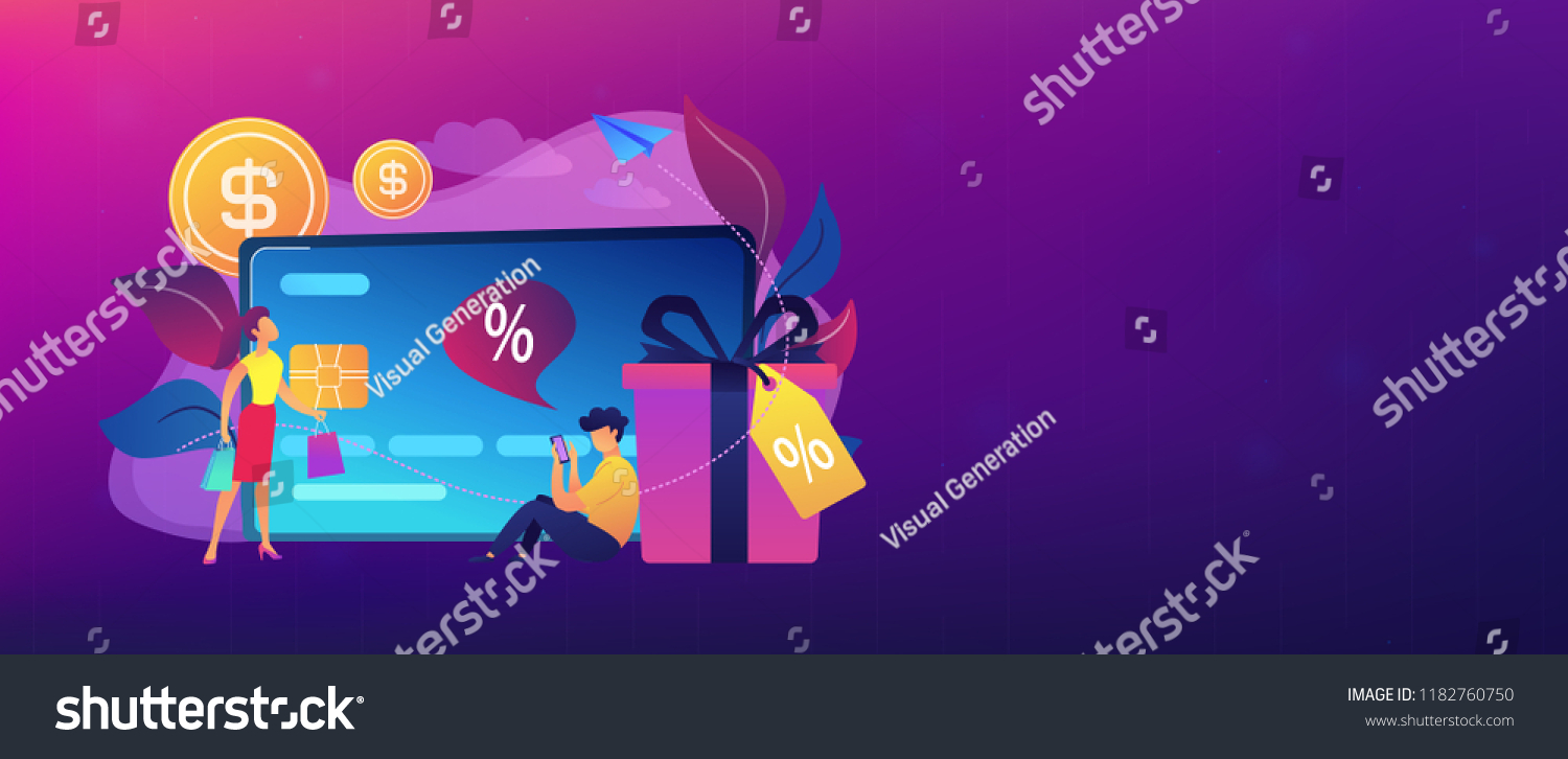 Debit Card Header Banner Stock Vector (Royalty Free) 1182760750