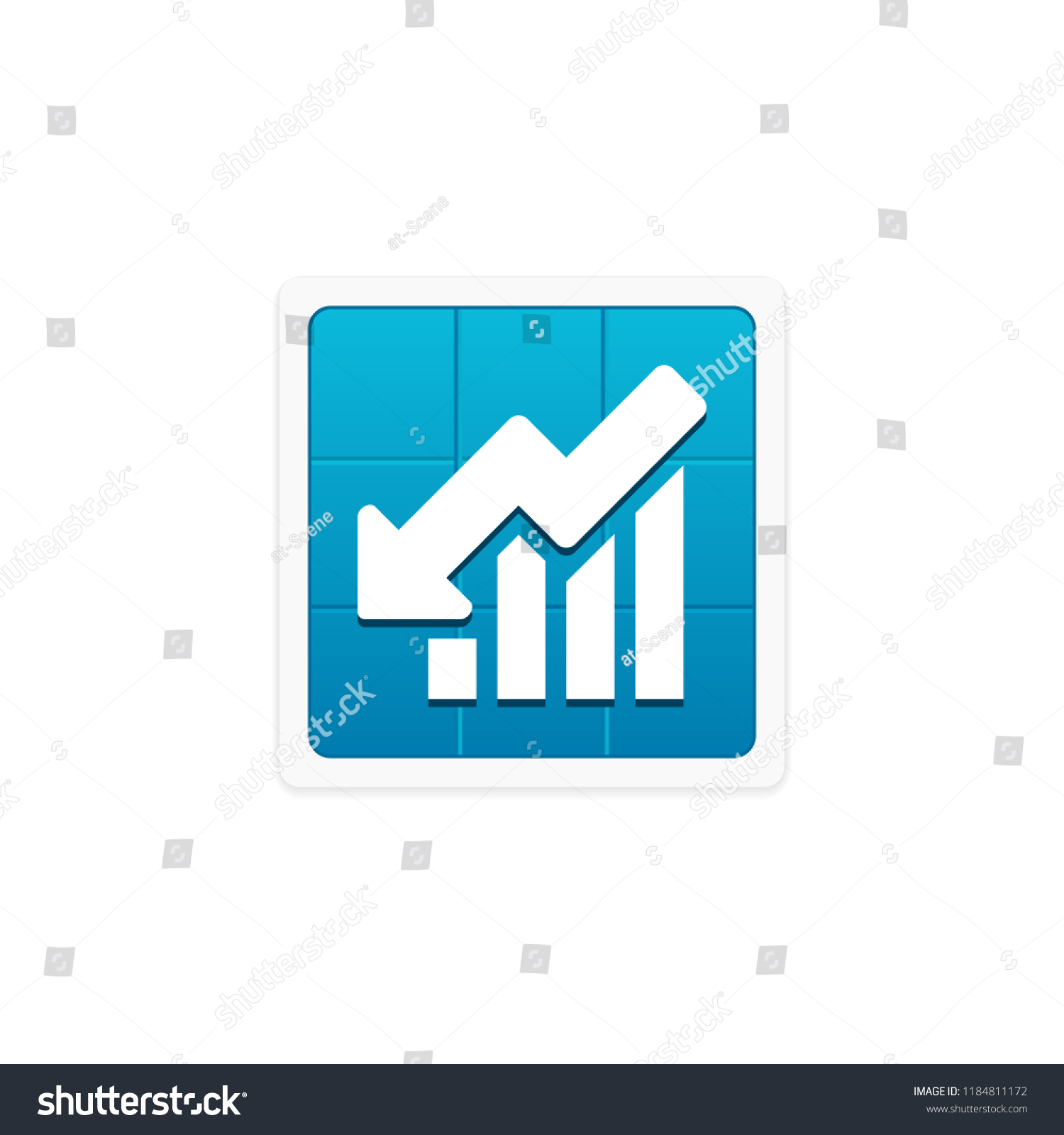 Decline App Icon Stock Vector (Royalty Free) 1184811172 | Shutterstock