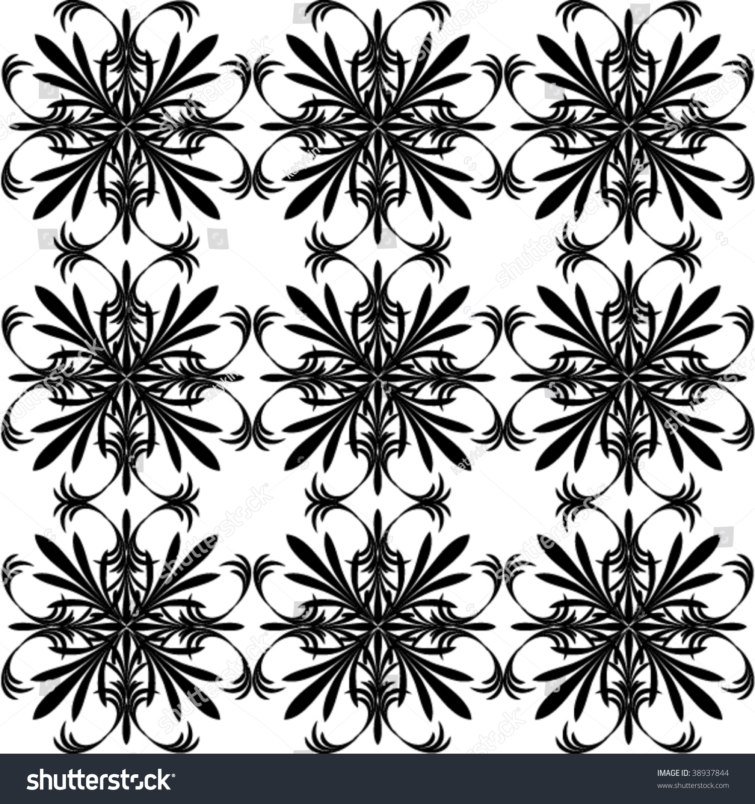 Decoration Wallpaper Vector Stock Vector (Royalty Free) 38937844 ...