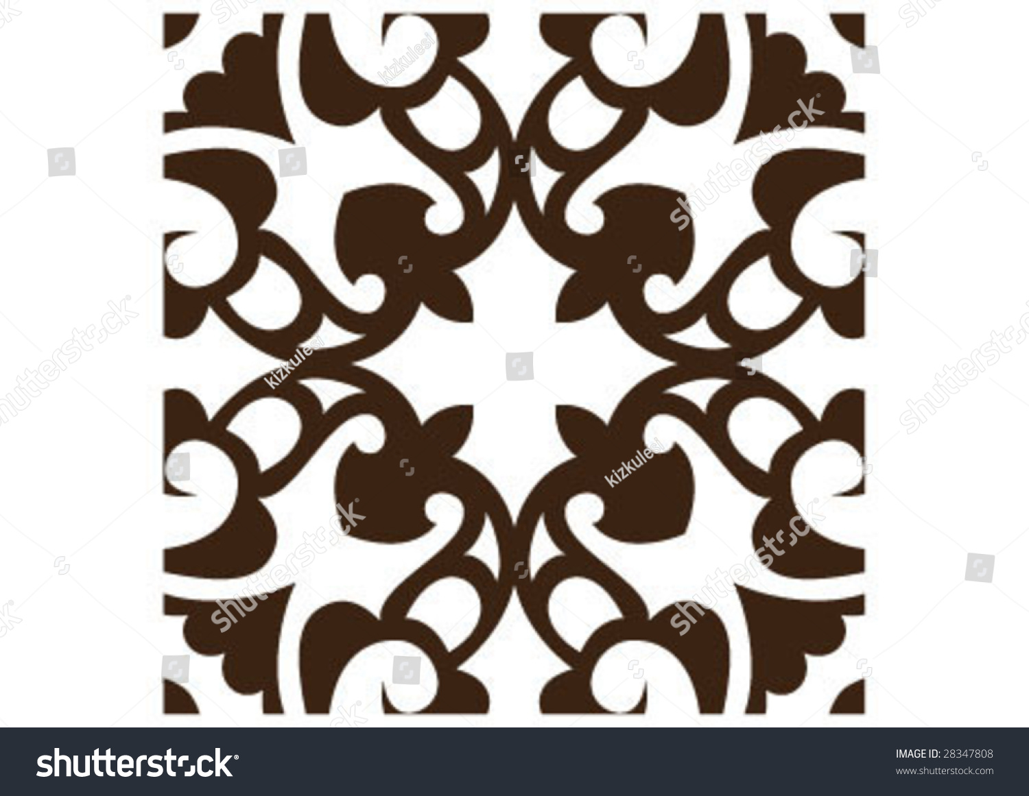 Decorative Border Very Nice Texture Design Stock Vector (Royalty Free ...