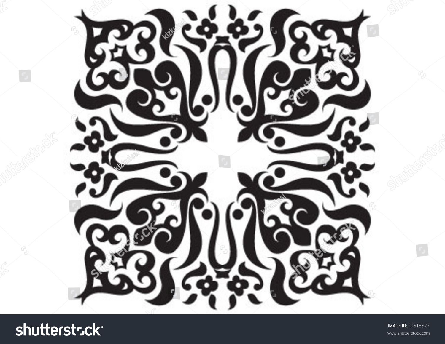 Decorative Border Very Nice Texture Design Stock Vector (Royalty Free ...