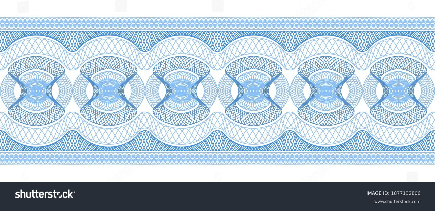Decorative Guilloche Border Seamless Vector Image Stock Vector (Royalty ... Decorative Guilloche Border Seamless Vector Image Stock Vector (Royalty ...