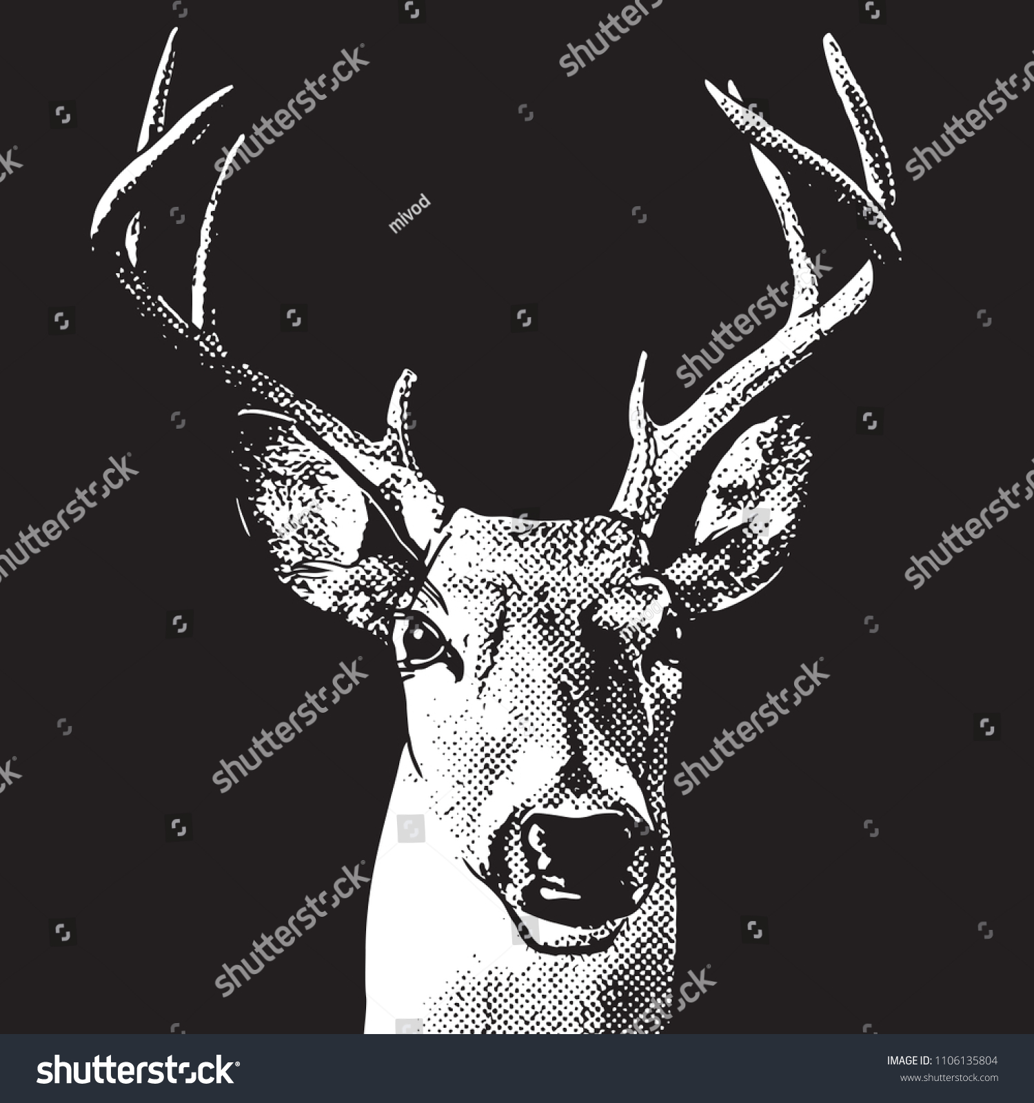 Deer Head Graphic Engraving Illustration Isolated Stock Vector (Royalty ... Deer Head Graphic Engraving Illustration Isolated Stock Vector (Royalty ...