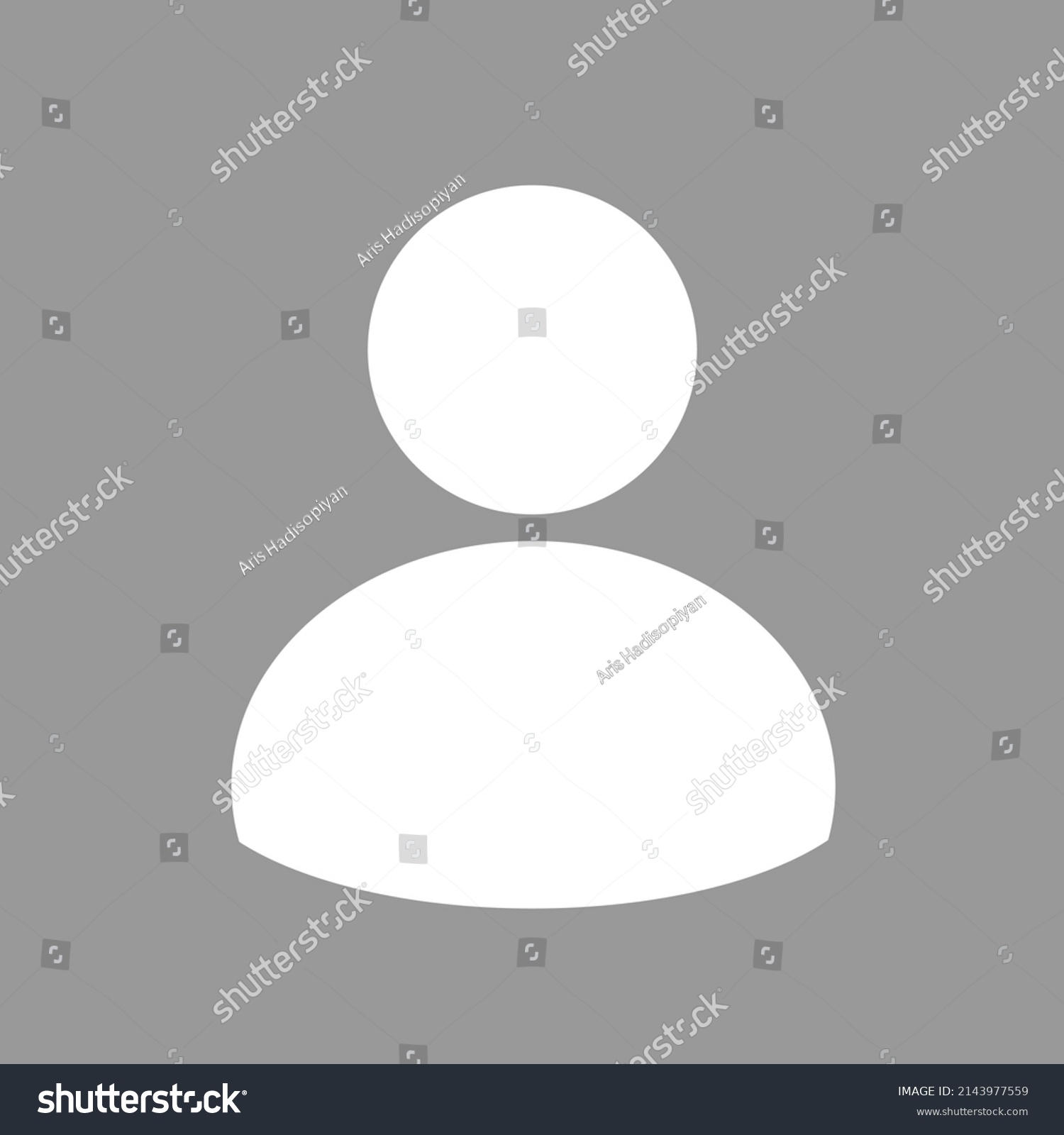 Default Silhouette Avatar Profile Picture Stock Vector (Royalty Free ...